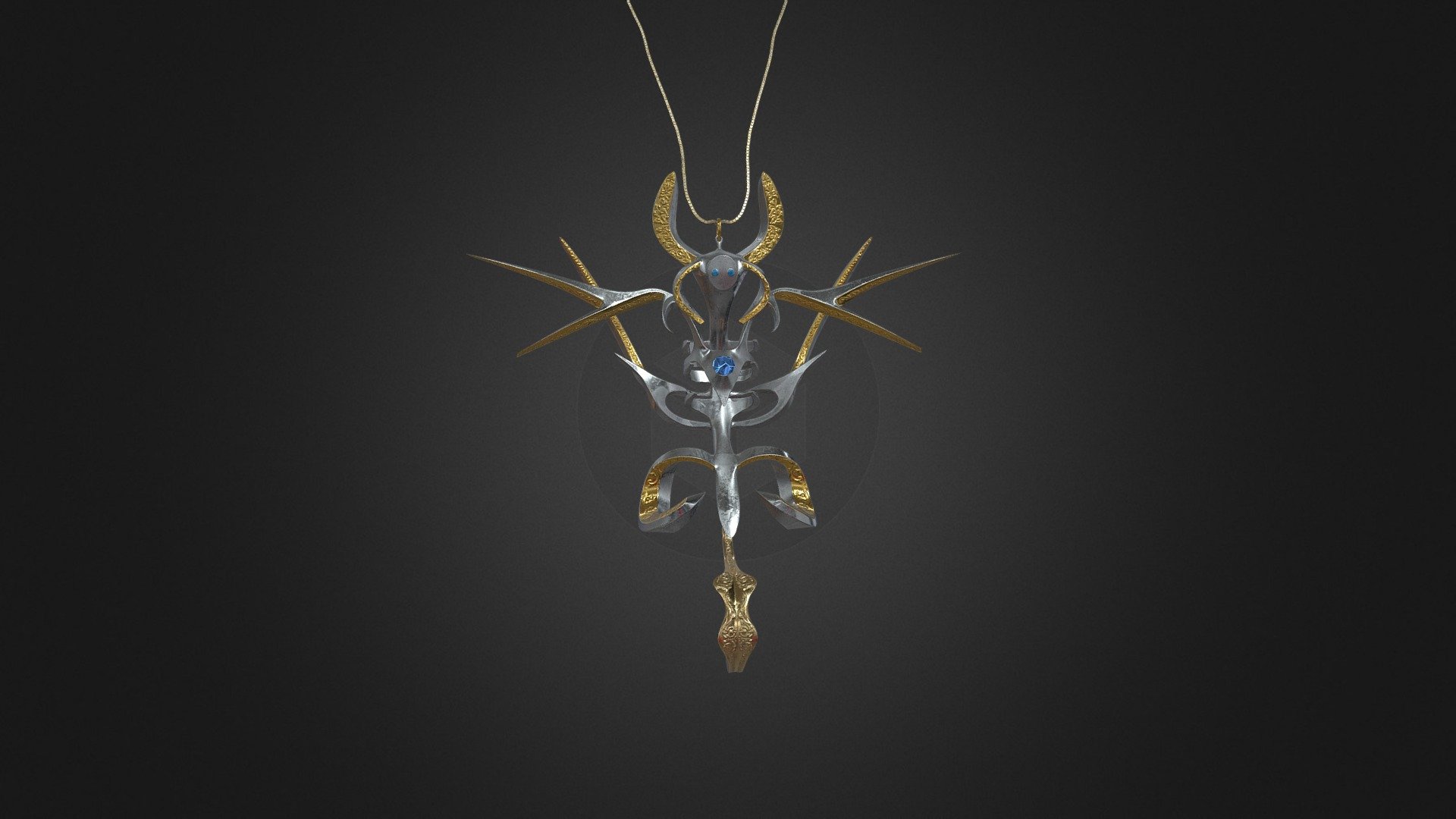 Nephilim Pendant - 3D model by OhWhyArt [fd03f2e] - Sketchfab