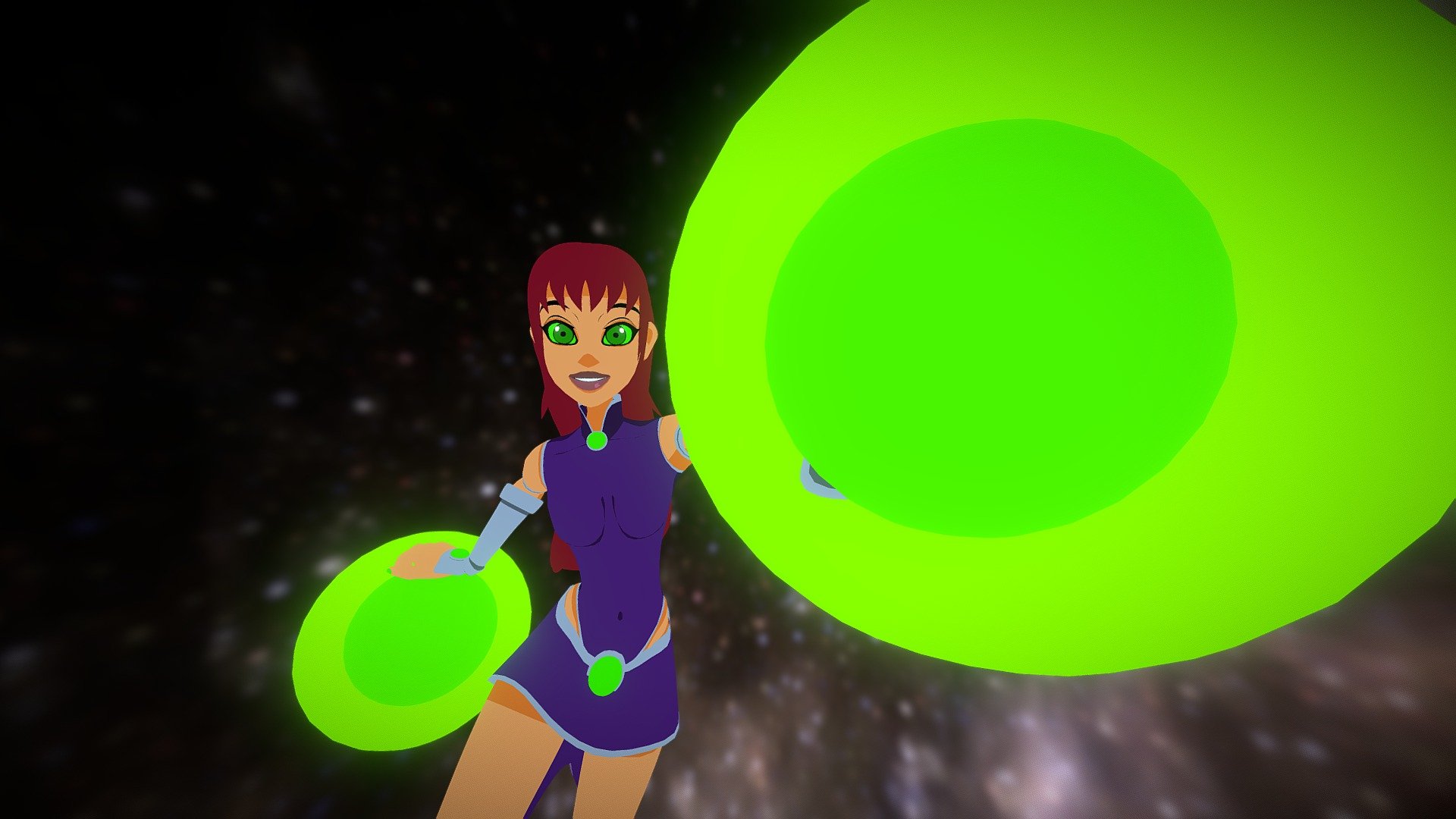 Kori'ander(Starfire) - 3D model by EspiThaHood [fd05359] - Sketchfab