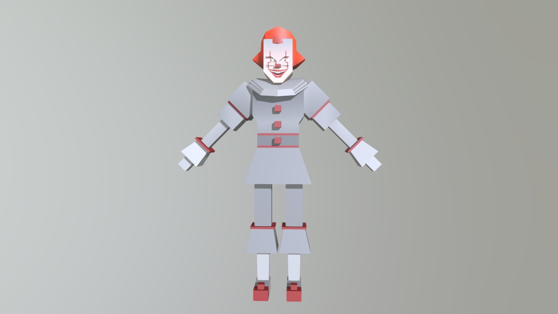test_Pennywise Cubic with vertex color - 3D model by 3Dart_Vladislav ...