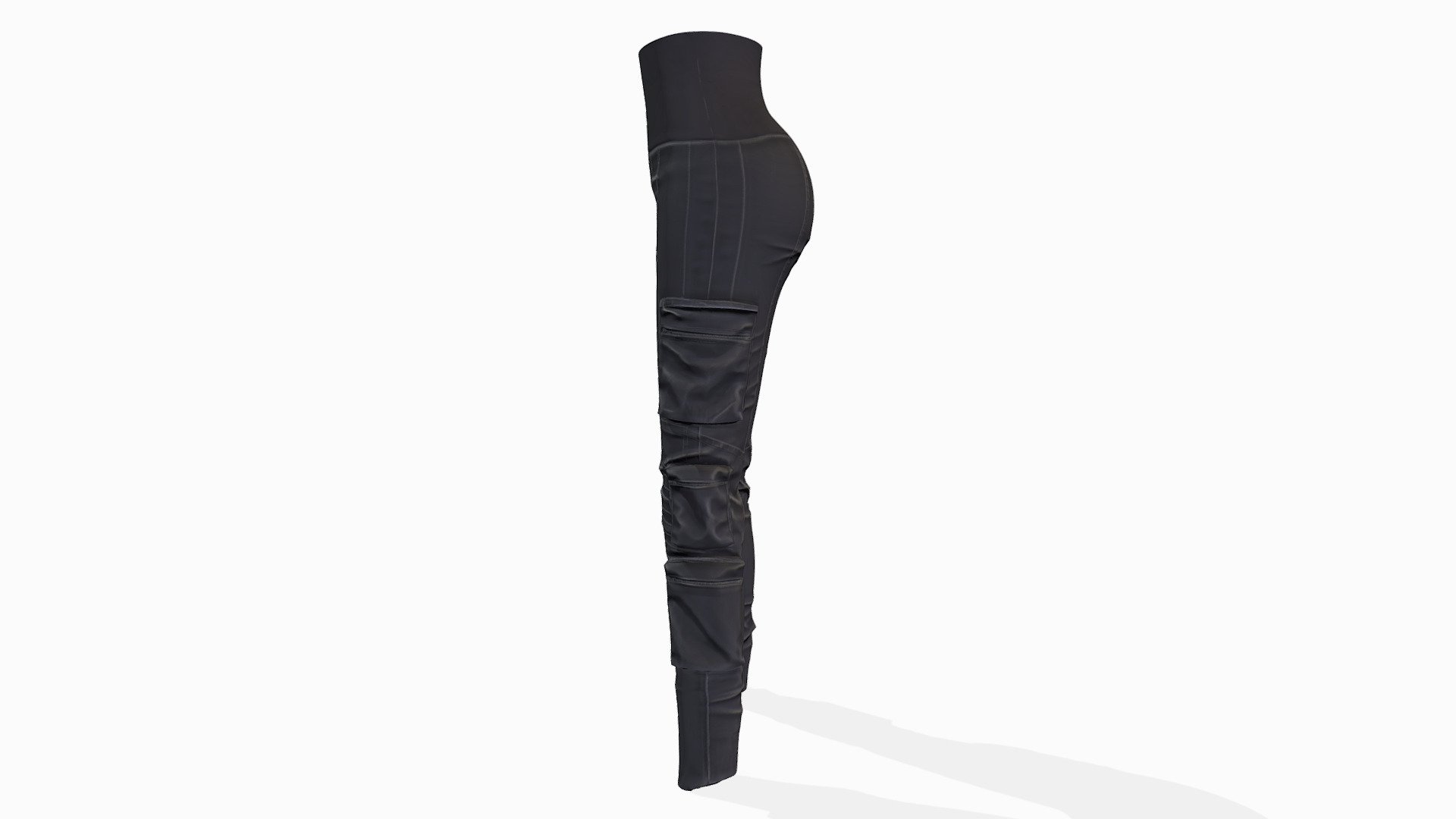 Futuristic Female Pocket Pants - Buy Royalty Free 3D model by 3dia ...