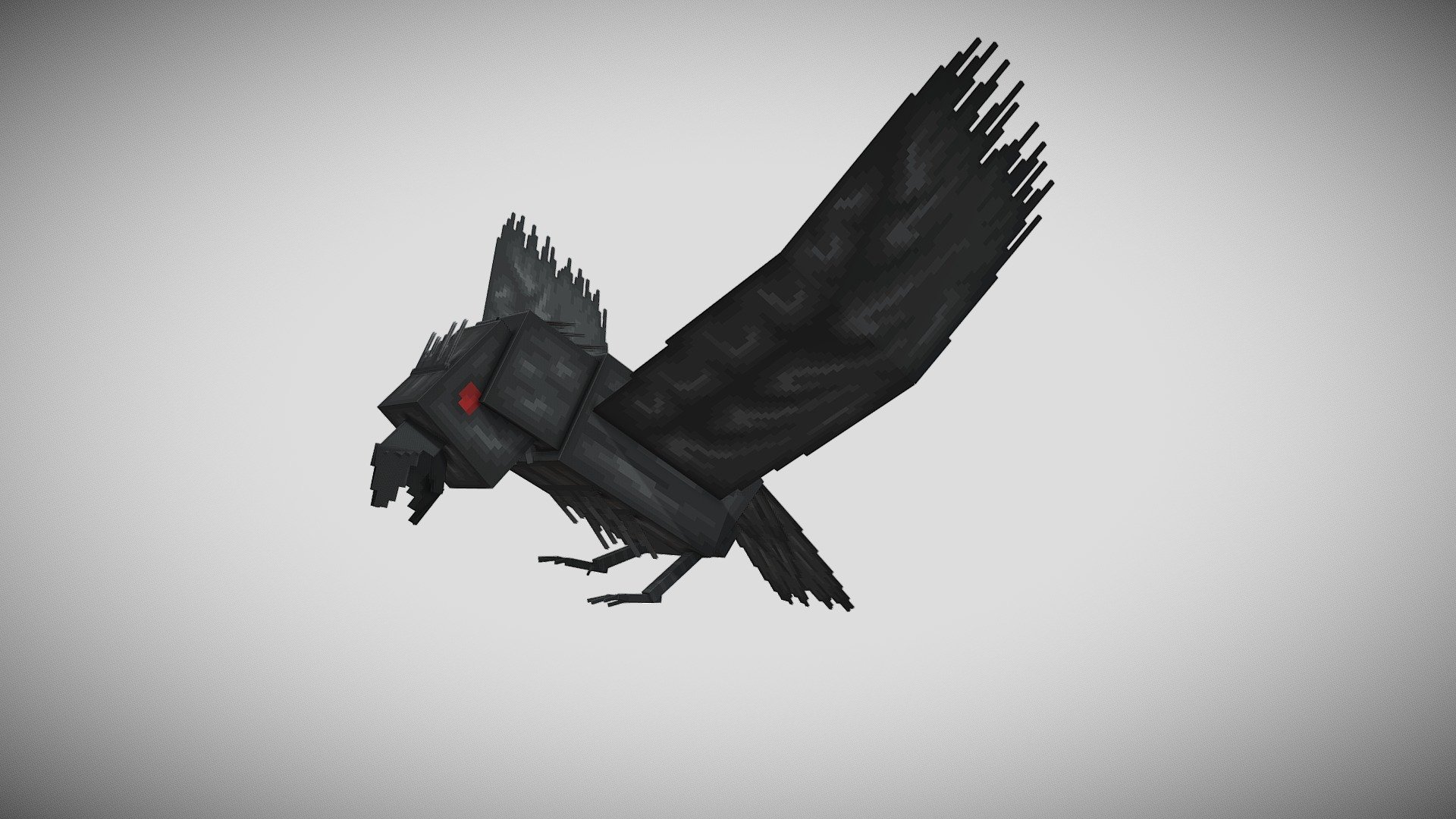Crow - 3D model by Iljas (@iljashs) [fd08828] - Sketchfab