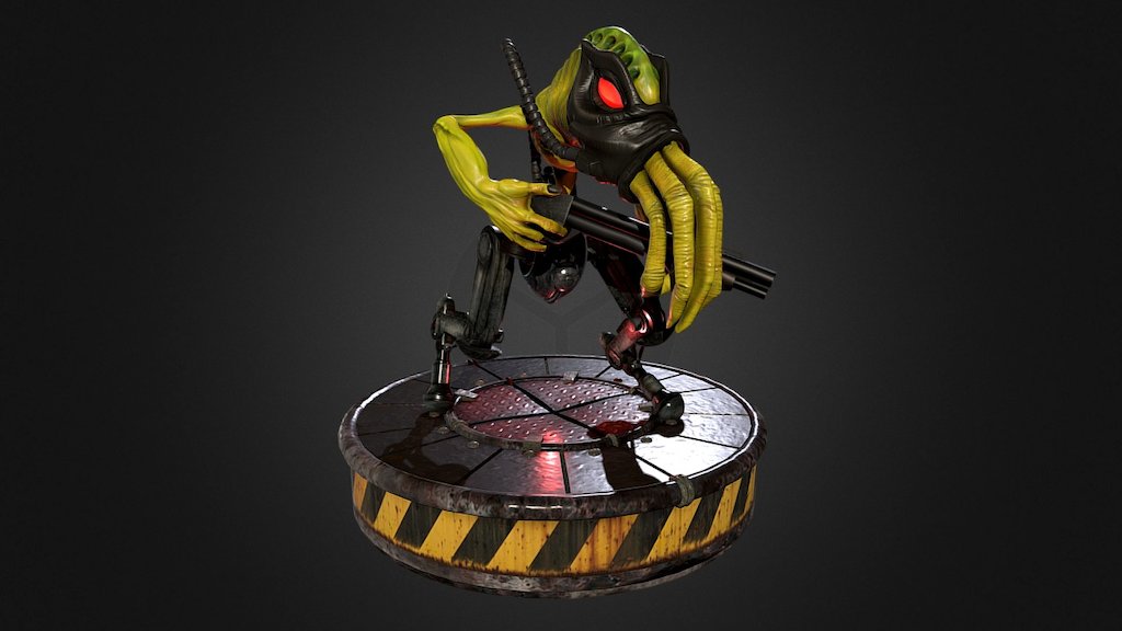 Slig - Abe's Oddysee - 3D model by JART3D (@jaimeasins) [fd08c4d ...