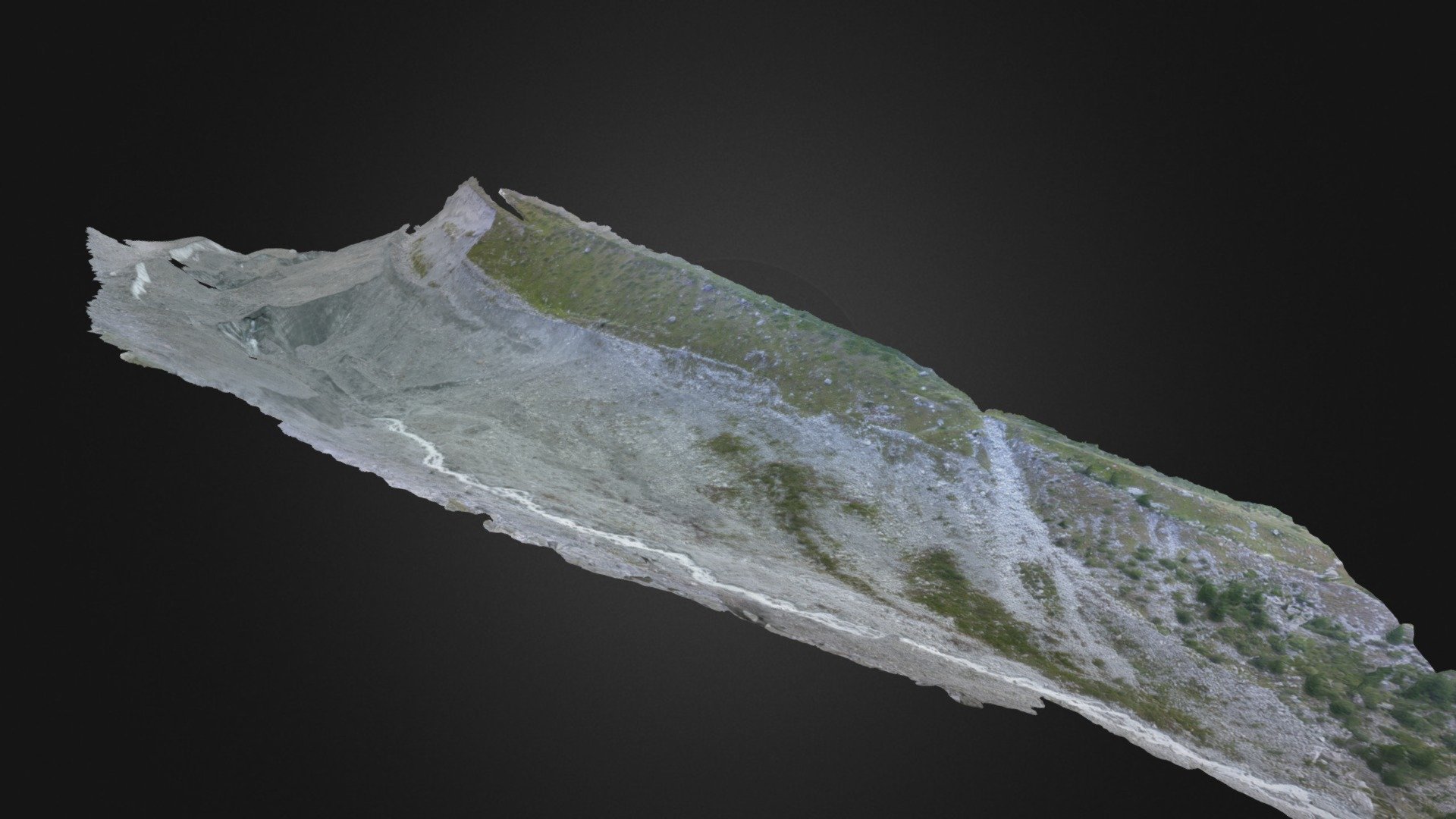 Close-up Tsijiore-Nouve glacier forefield - 3D model by hannehendrickx ...