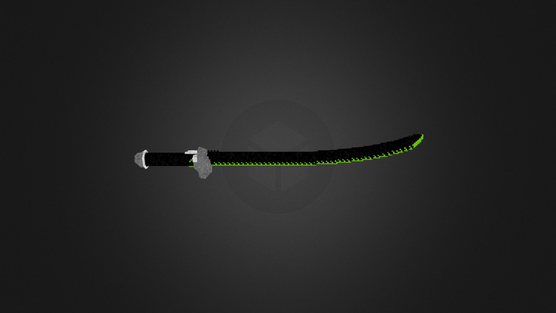 Genji sword - 3D model by Sergiqwerty DWZ (@Sergio.Ribellinas) [fd09ad3 ...