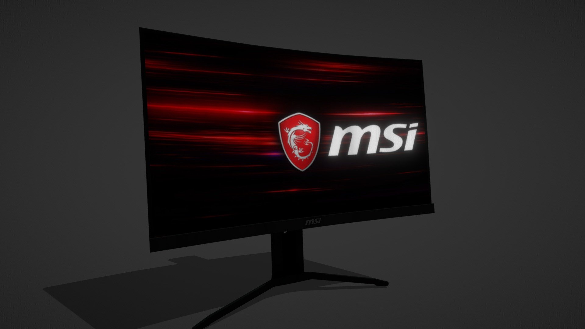 MSI Optix MAG271CR 27" - Download Free 3D model by Astrien [fd0a3a8 ...