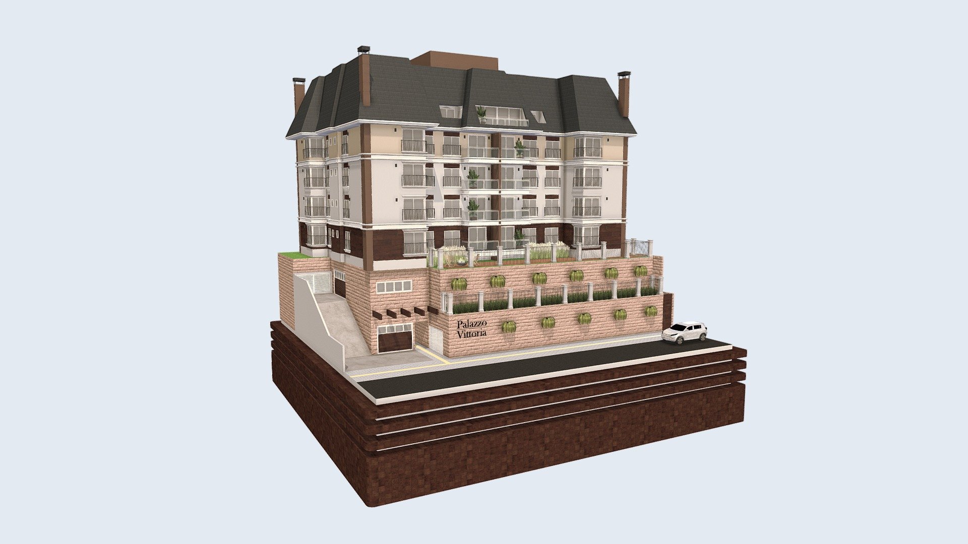 Palazzo Vittoria - 3D model by Studio 360 (@felipeperini) [fd0aa1c ...