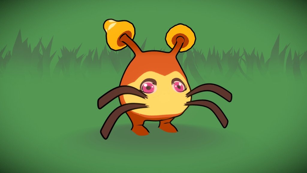Cute Creature - 3D model by deegan [fd0bb00] - Sketchfab