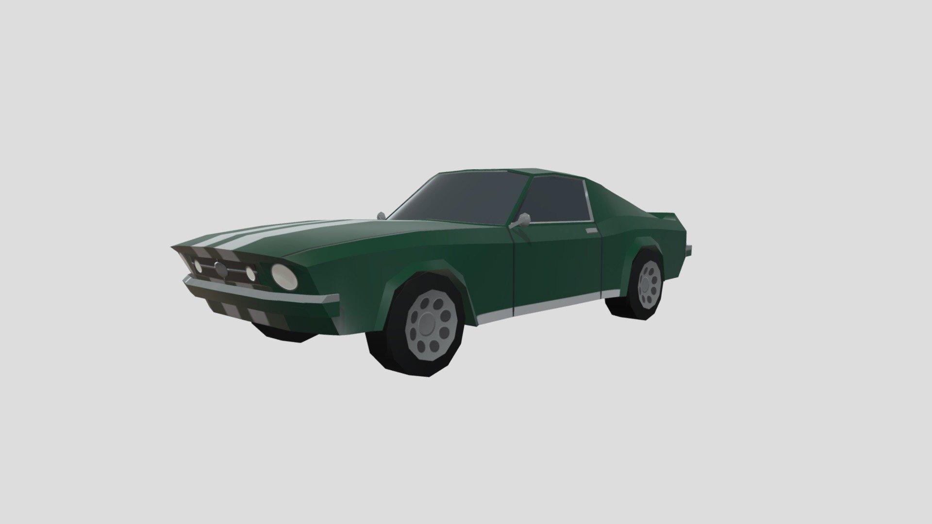 Ford Mustang 1967 LowPoly - Download Free 3D model by rmillerecho ...