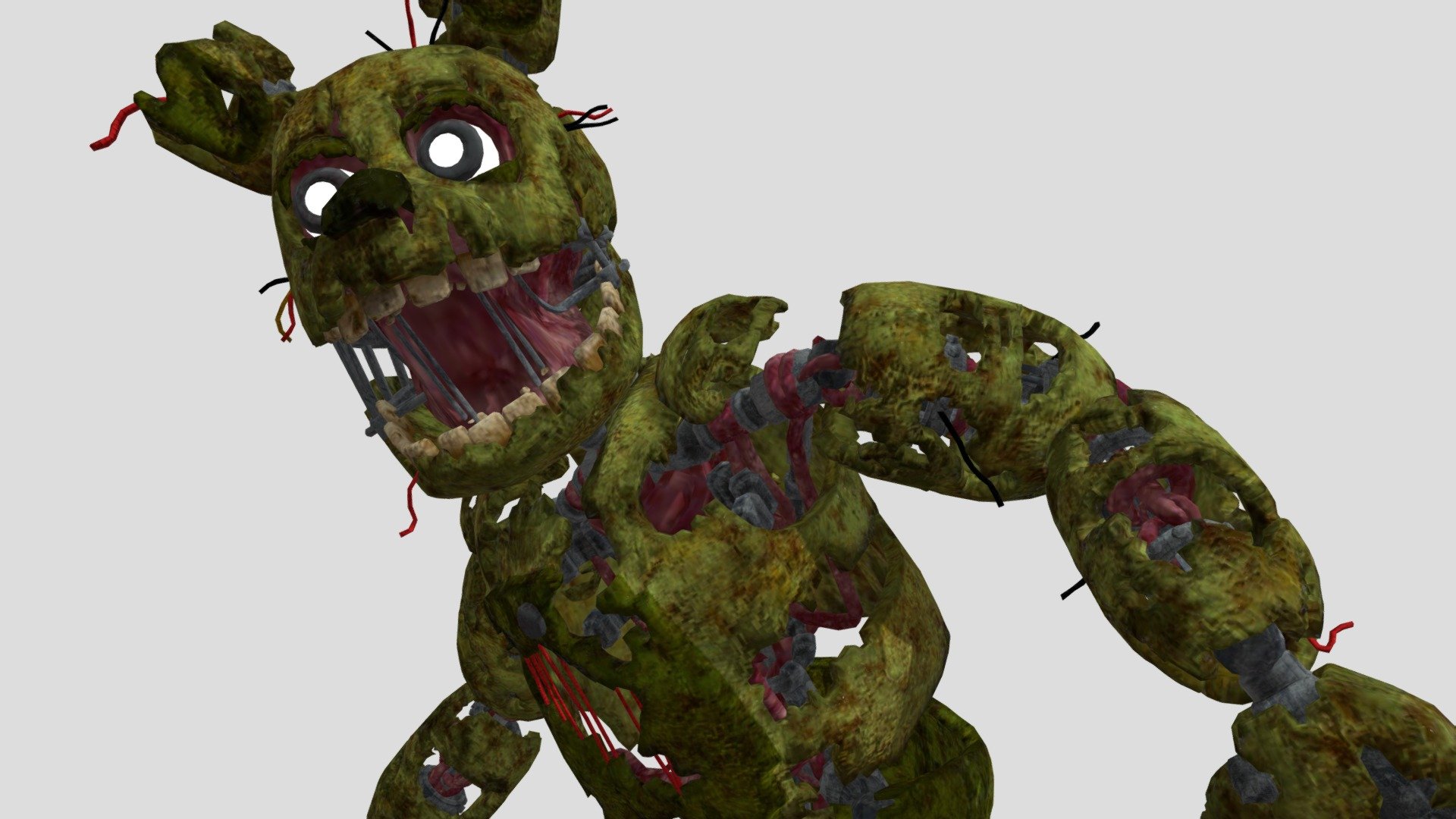 Springtrap (High Res) - Download Free 3D model by OrangeSauceu [fd0bfb4 ...