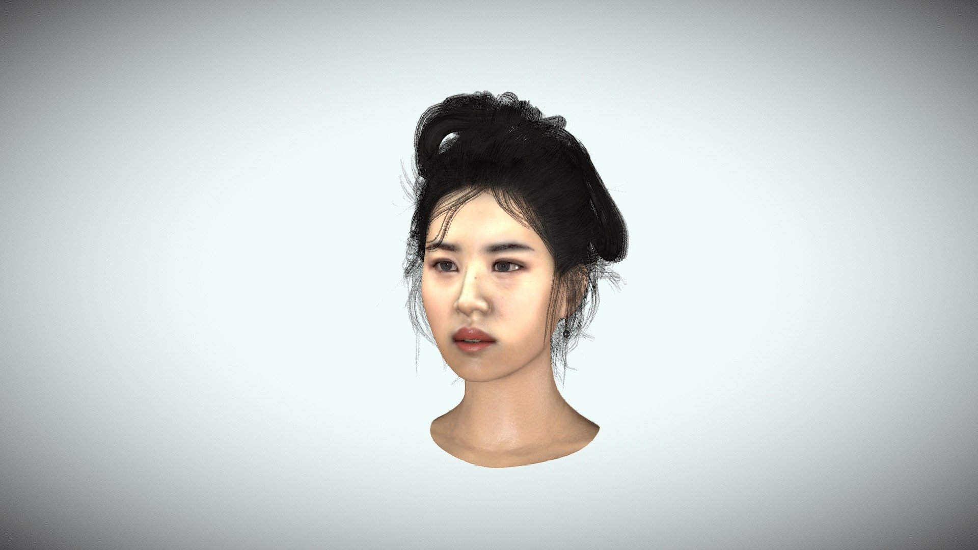 Random ordinary countryside female -乡野村妇 - 3D model by Asashino ...