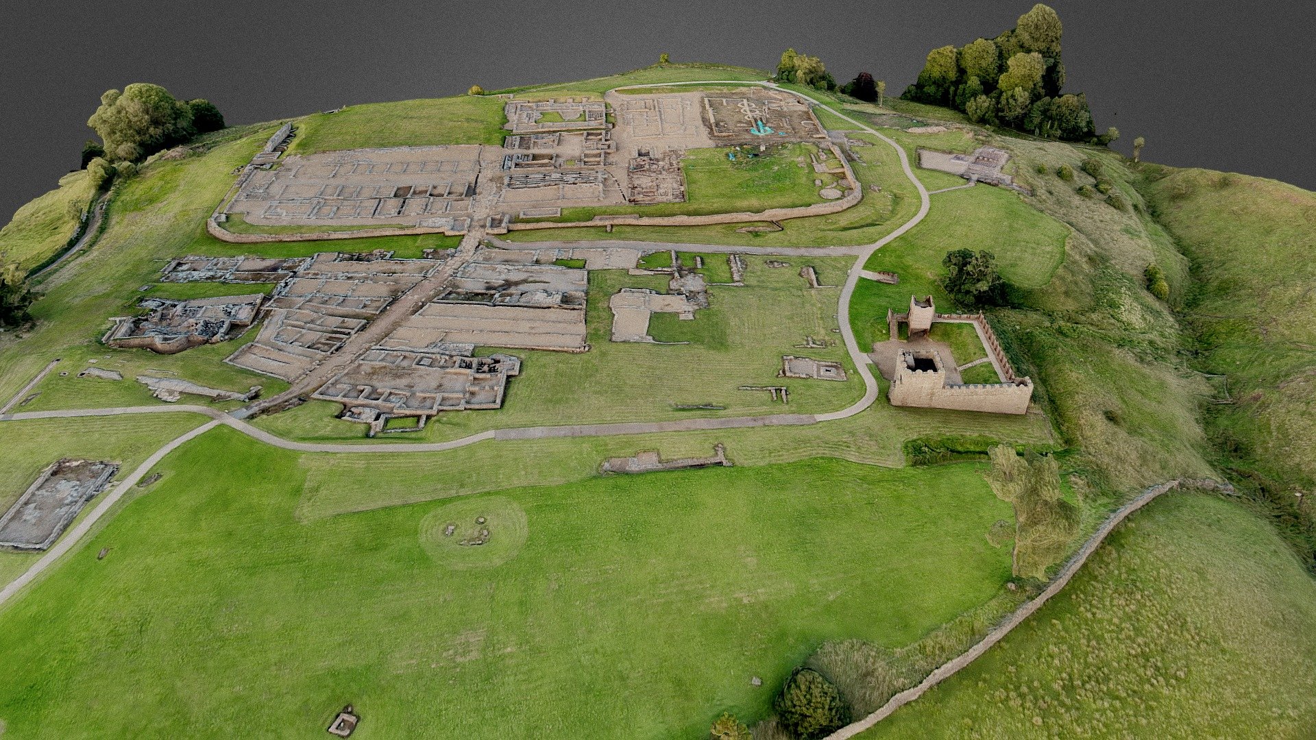 Vindolanda Fort - Download Free 3D model by Arqueomodel3D (@juanbrualla ...