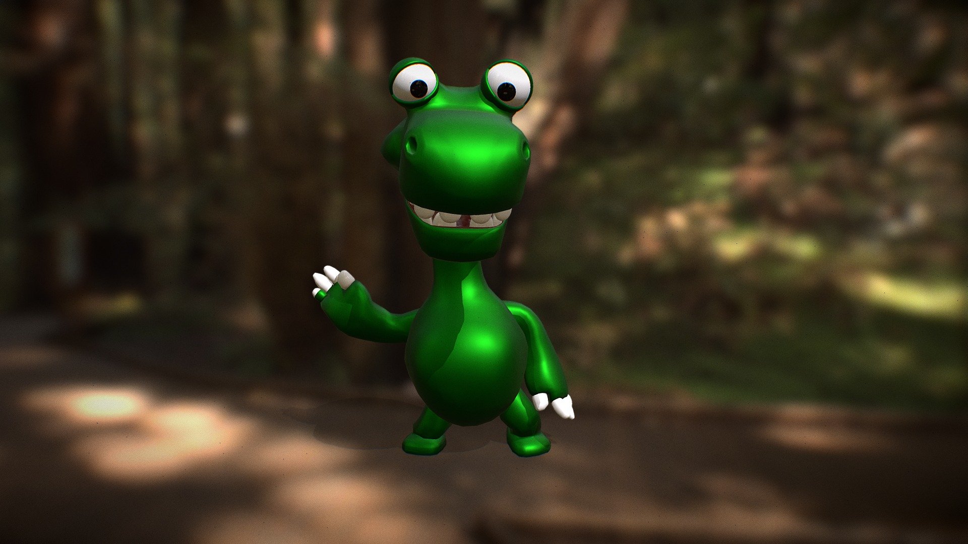 Dinosaur Dance Animated - Buy Royalty Free 3D model by KamillaKraus ...