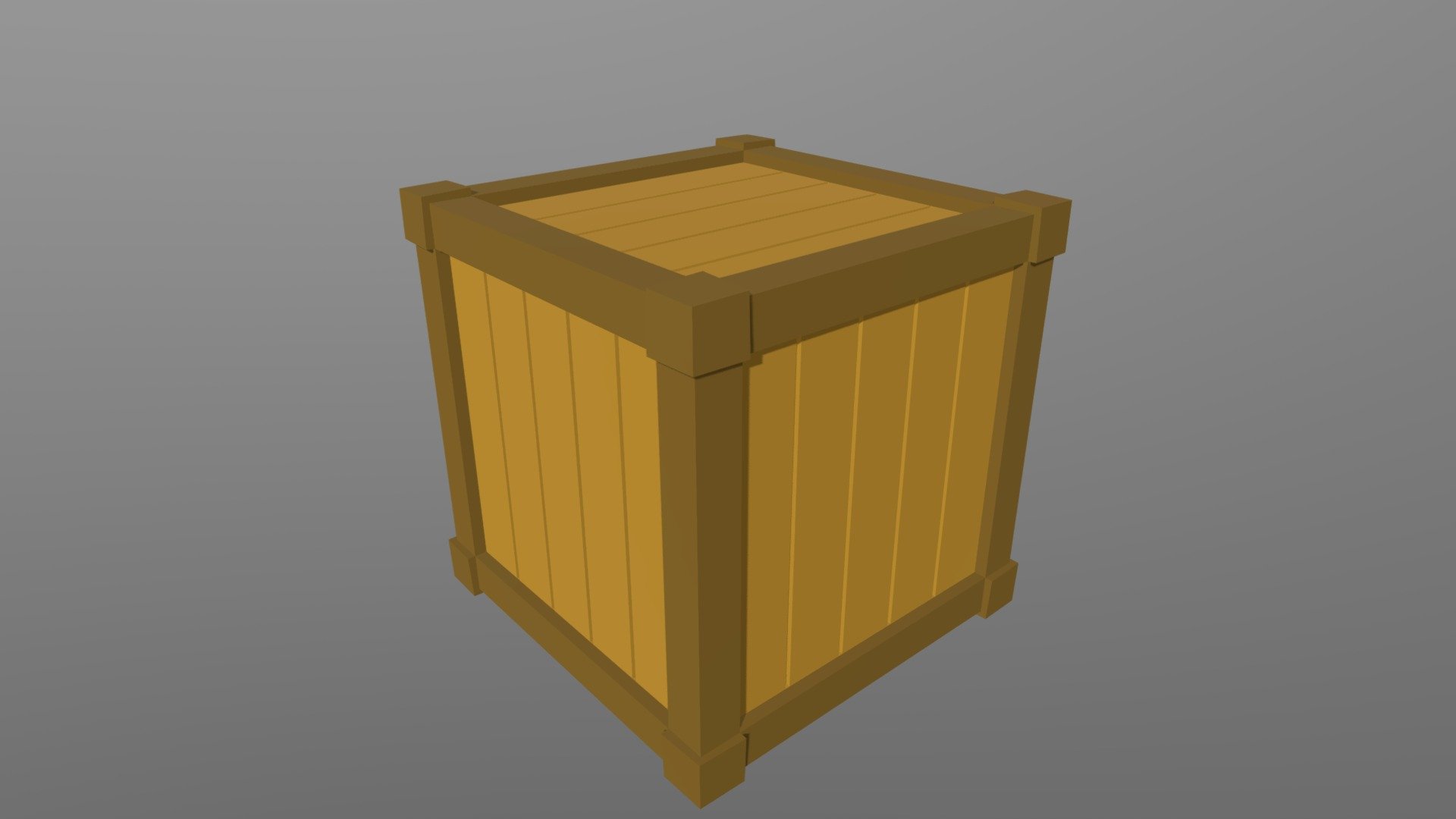 Stylized Wooden Crate Game Asset - Download Free 3D model by Bim44 ...