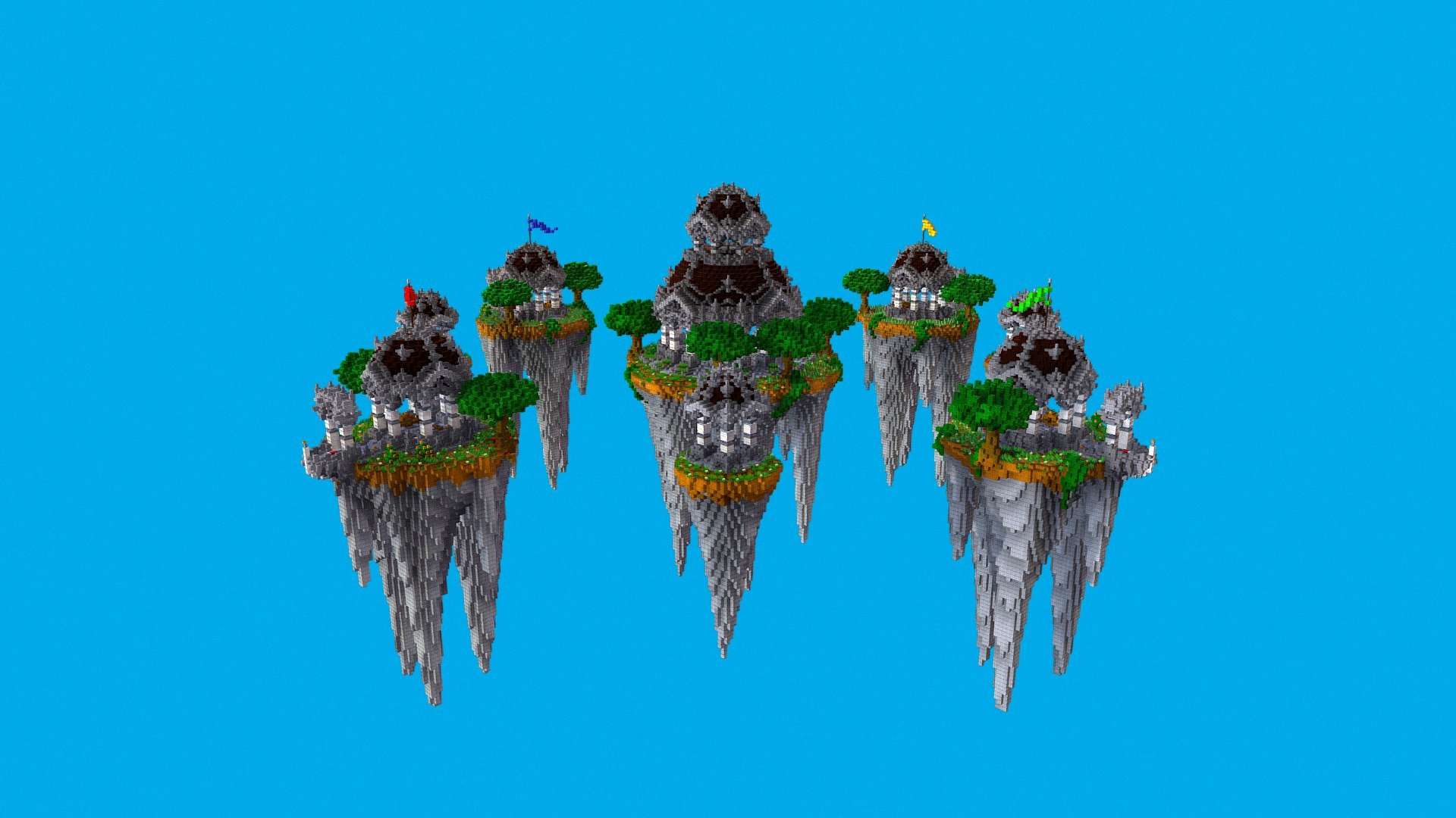BedWars TempleOneOld - 3D model by RedBox Minecraft Studio (@KlashRaick ...