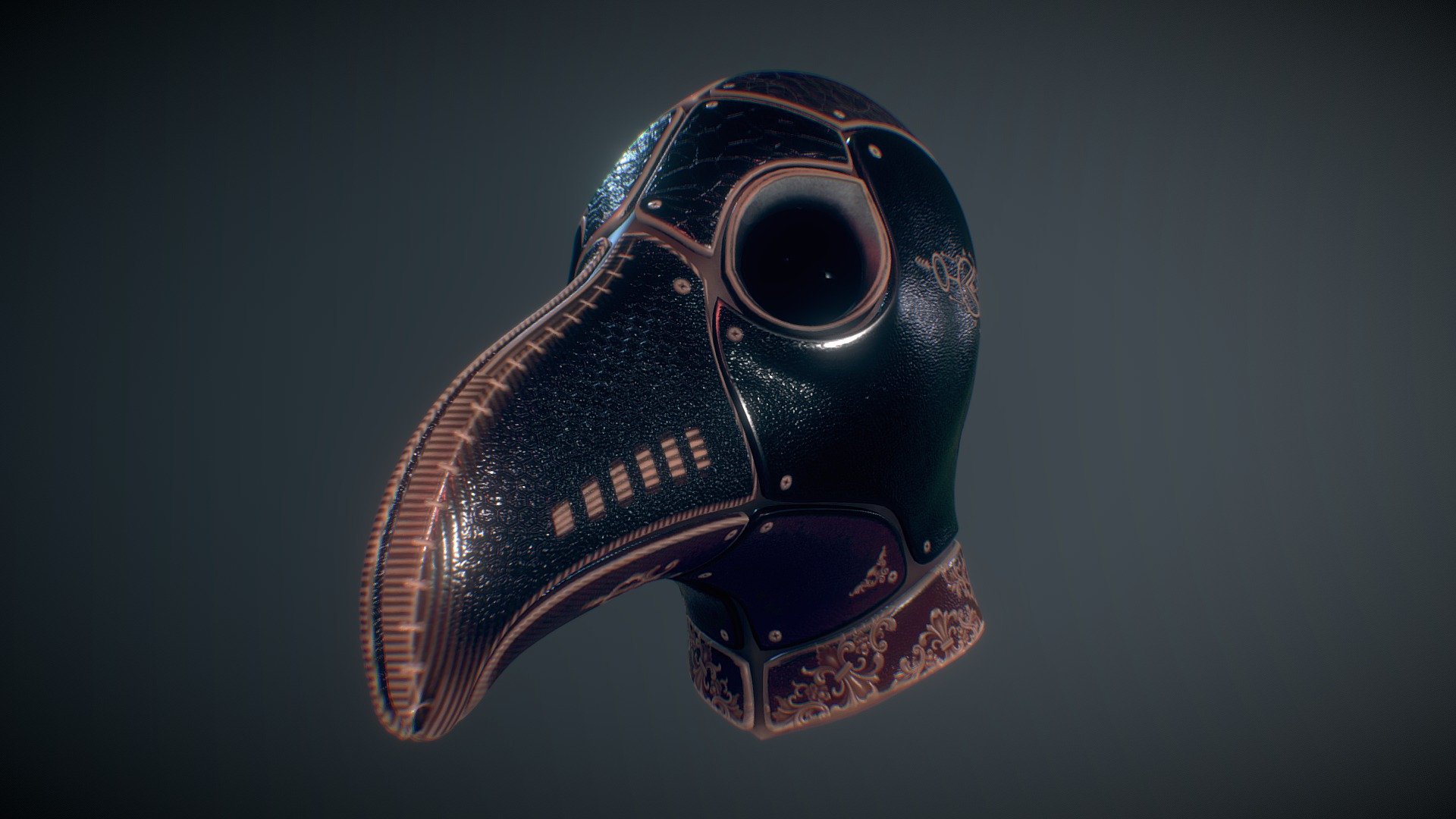 Plague Mask - 3D model by Idmenthal (@idmental.id) [fd17e3d] - Sketchfab