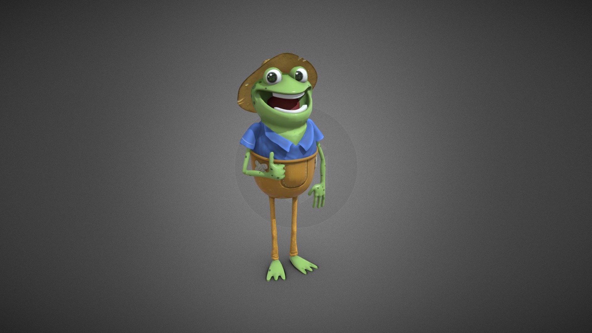Frog - Download Free 3D model by DeNovo_3D [fd1862f] - Sketchfab