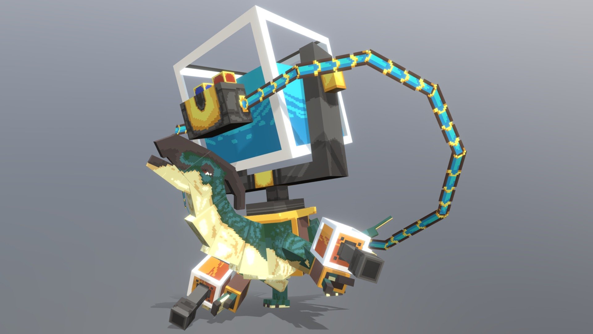 Hydro-Saur, Power of Chemistry - 3D model by ShaggyBarbarian [fd1941d ...