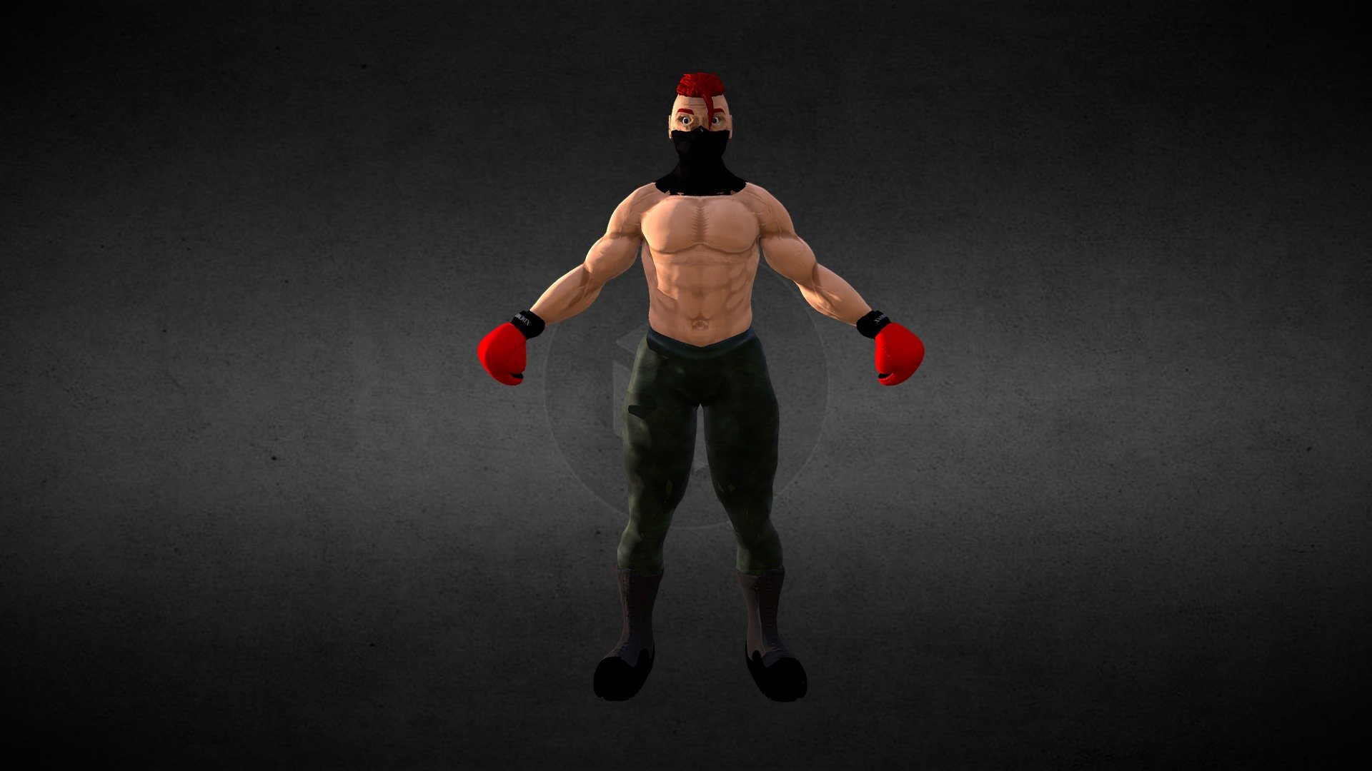 Boxing Military - 3D model by XxDemonxX [fd1dddc] - Sketchfab