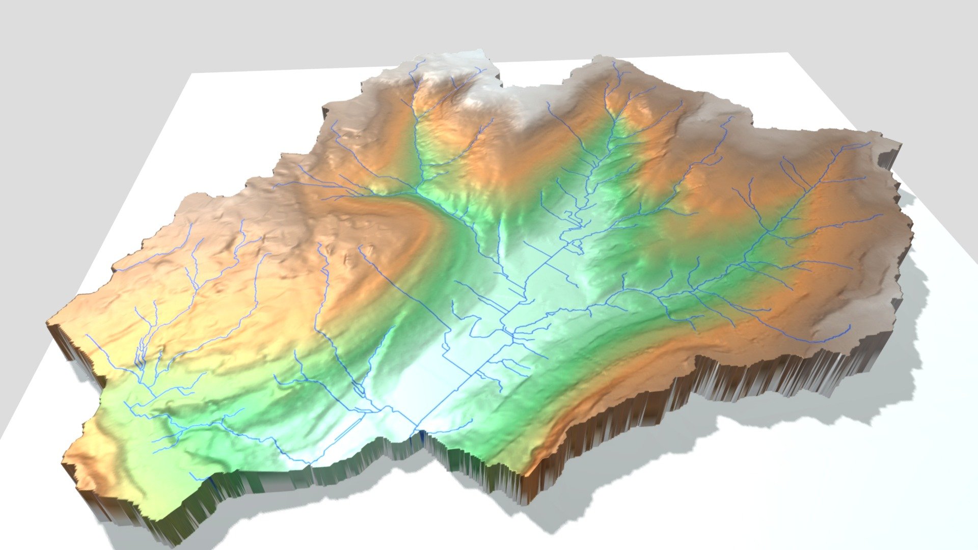 Semerwater Catchment - Download Free 3D model by Sim M. Reaney ...