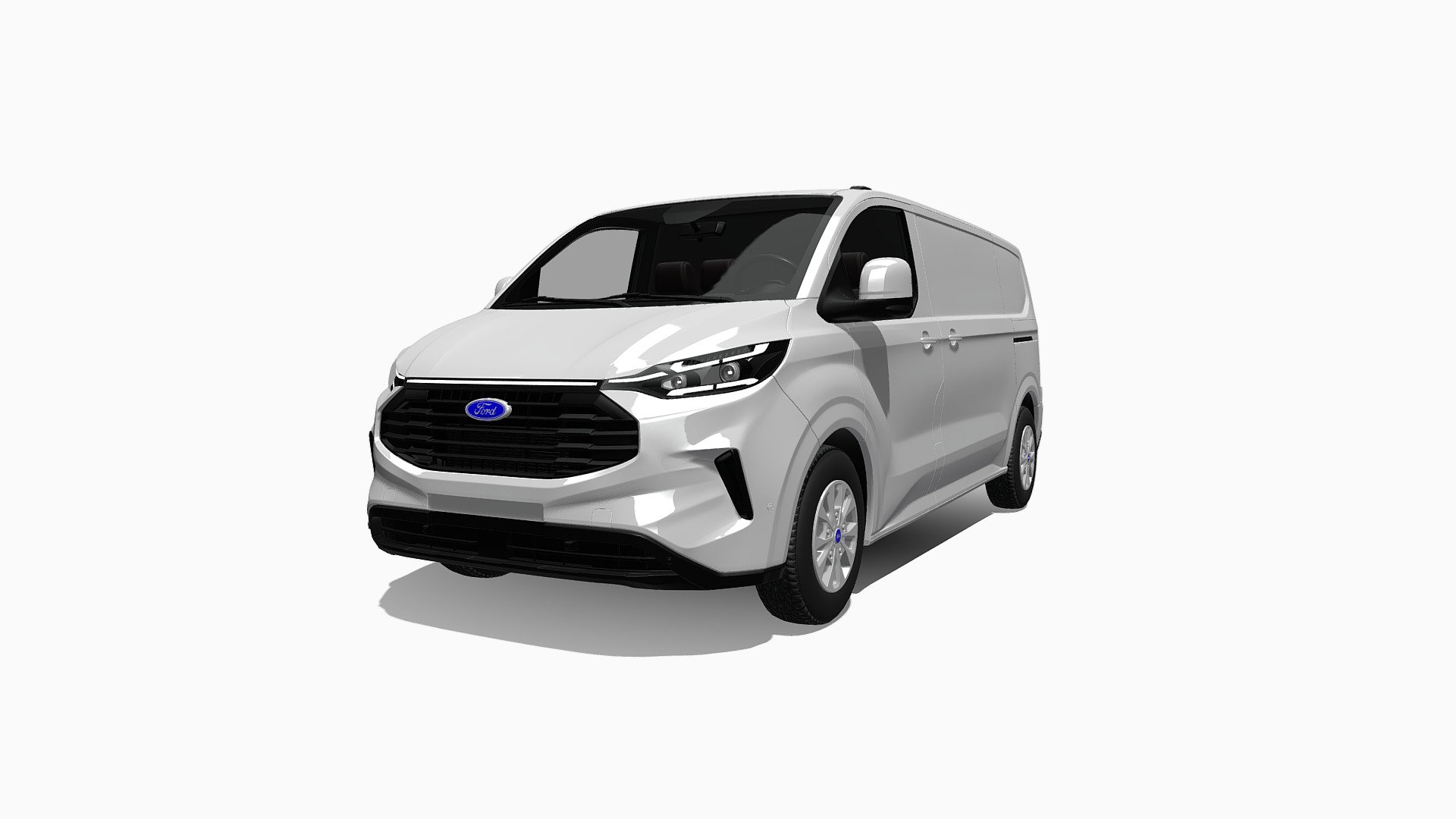 All New Ford Transit Custom Limited - Buy Royalty Free 3D model by ...