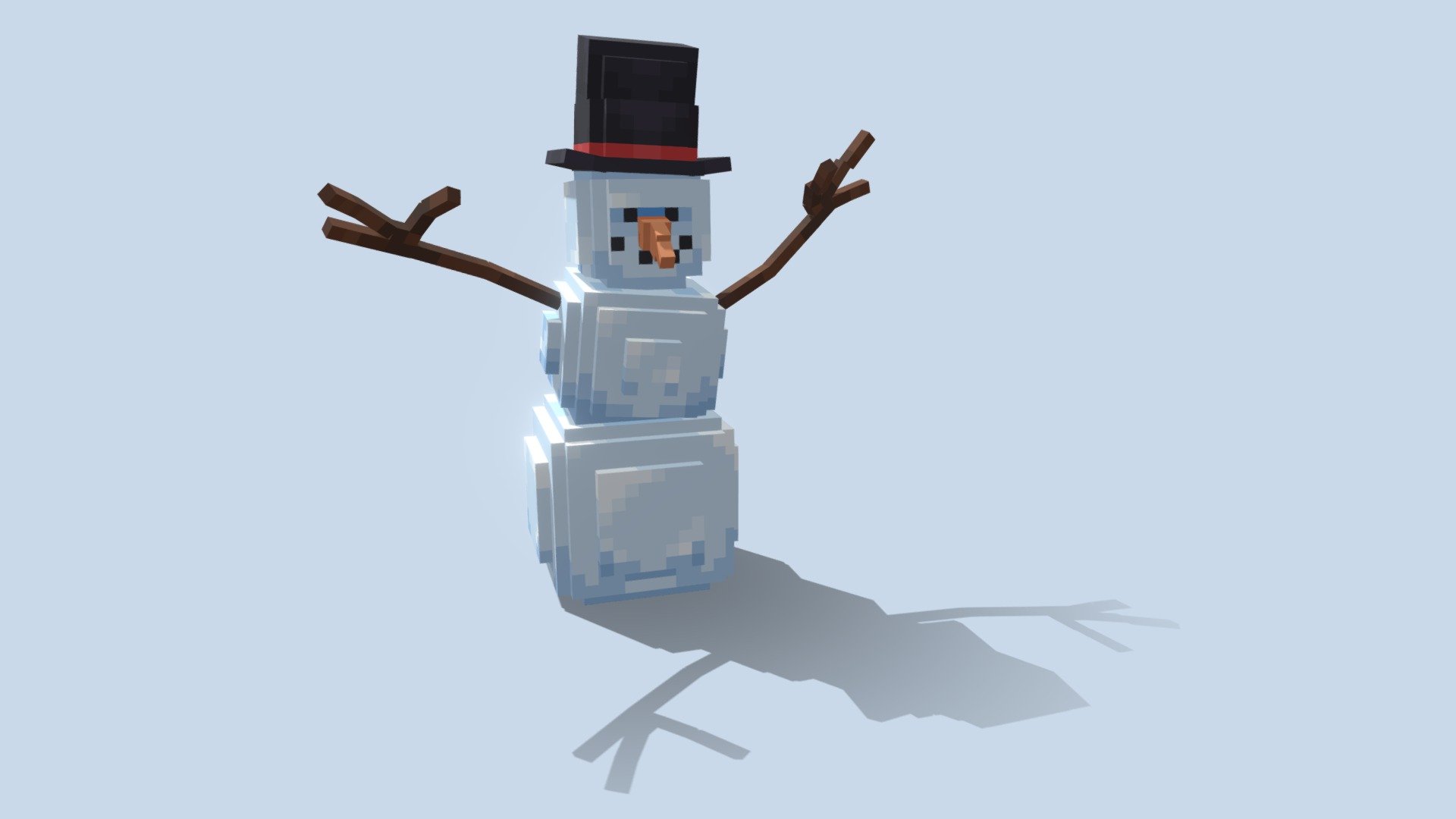 Snow man - 3D model by ScribbleDemon [fd20ca0] - Sketchfab