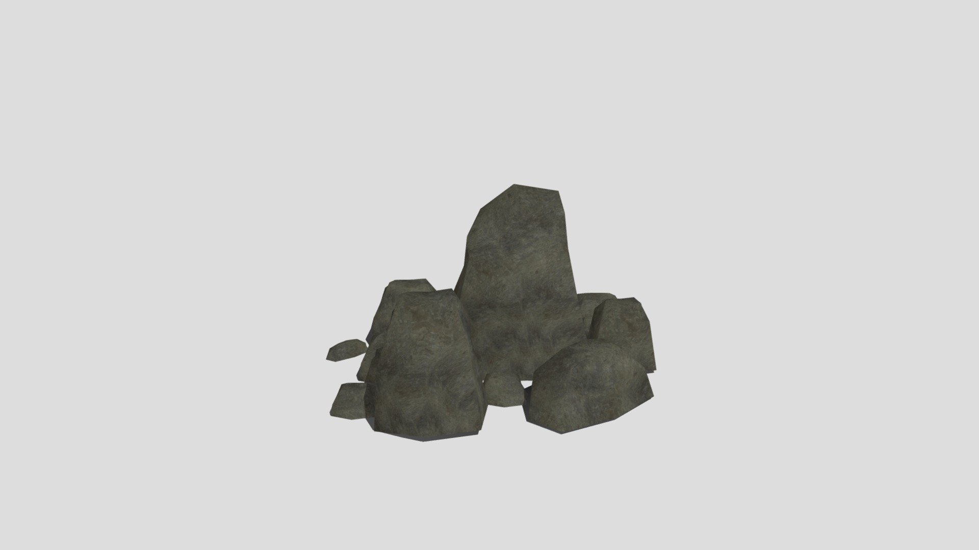 Low-poly stone assets - 3D model by sheeeep (@yanghanru) [fd25216 ...