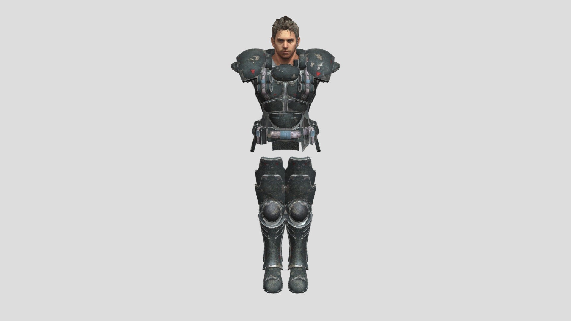 Chrid Redfield Heavy Metal - 3D model by Slammiio [fd25766] - Sketchfab