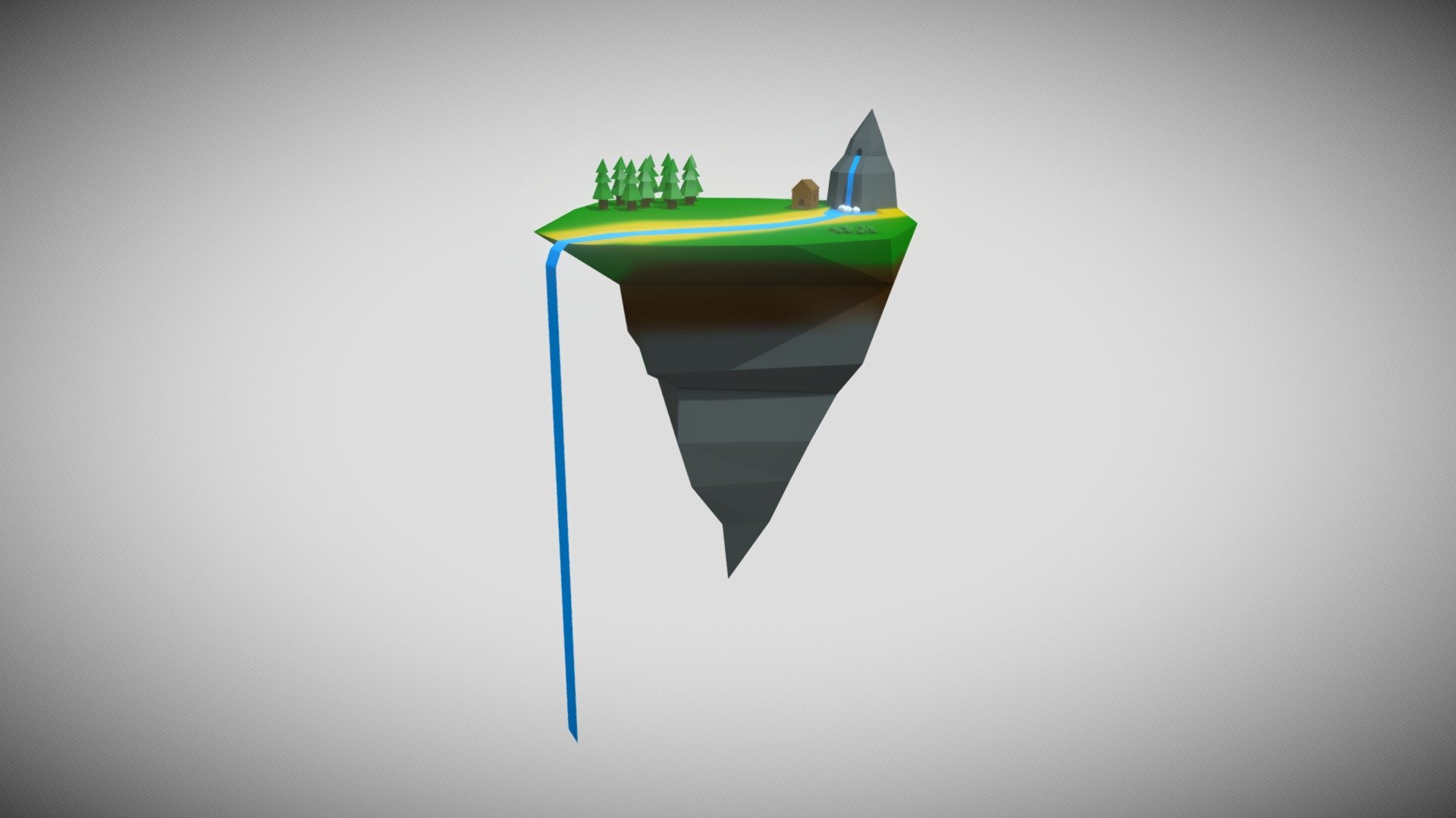 Fantasy Fly Island [#FantasyIslandChallenge] - 3D model by Viktor ...