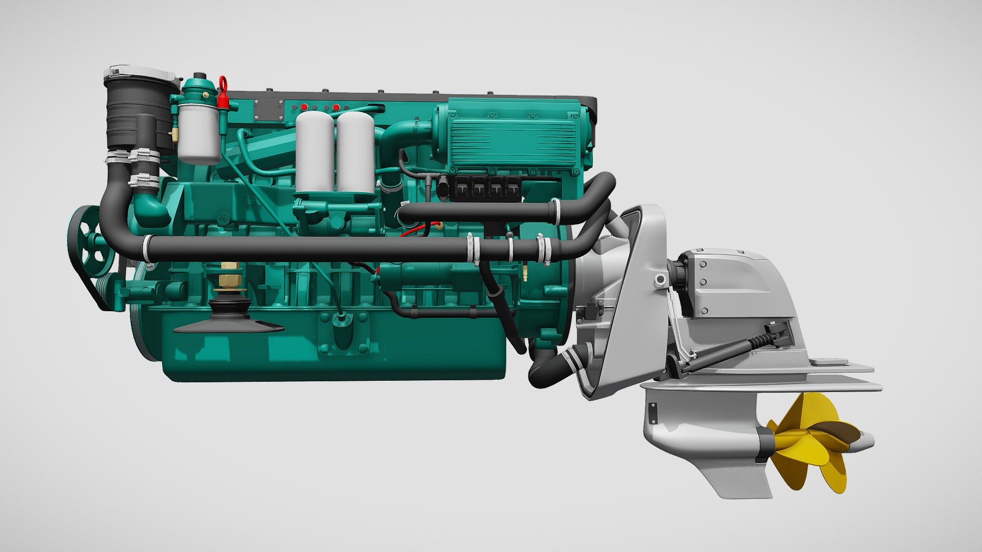 Sterndrive Engine - Buy Royalty Free 3D model by 3DHorse [fd26aaa ...