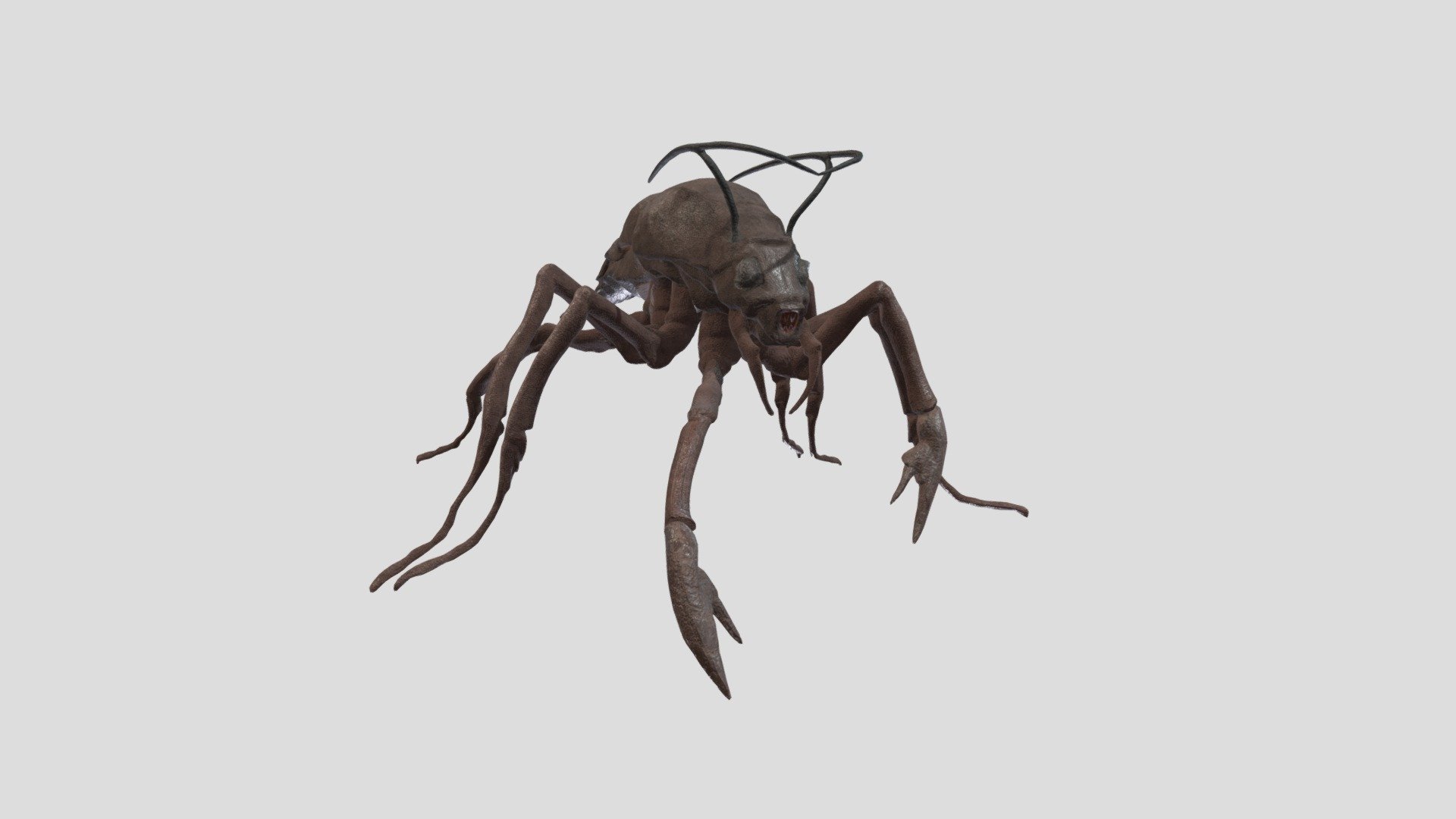 Creepy Creature for Tower Defense Game - 3D model by Keren (@kylerenke ...