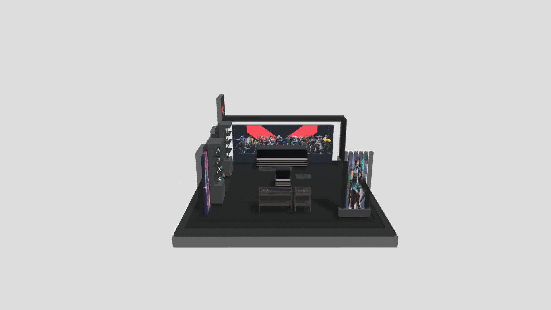 Valorant_ Booth_ Display - 3D model by oktria.taranasta [fd29e63 ...