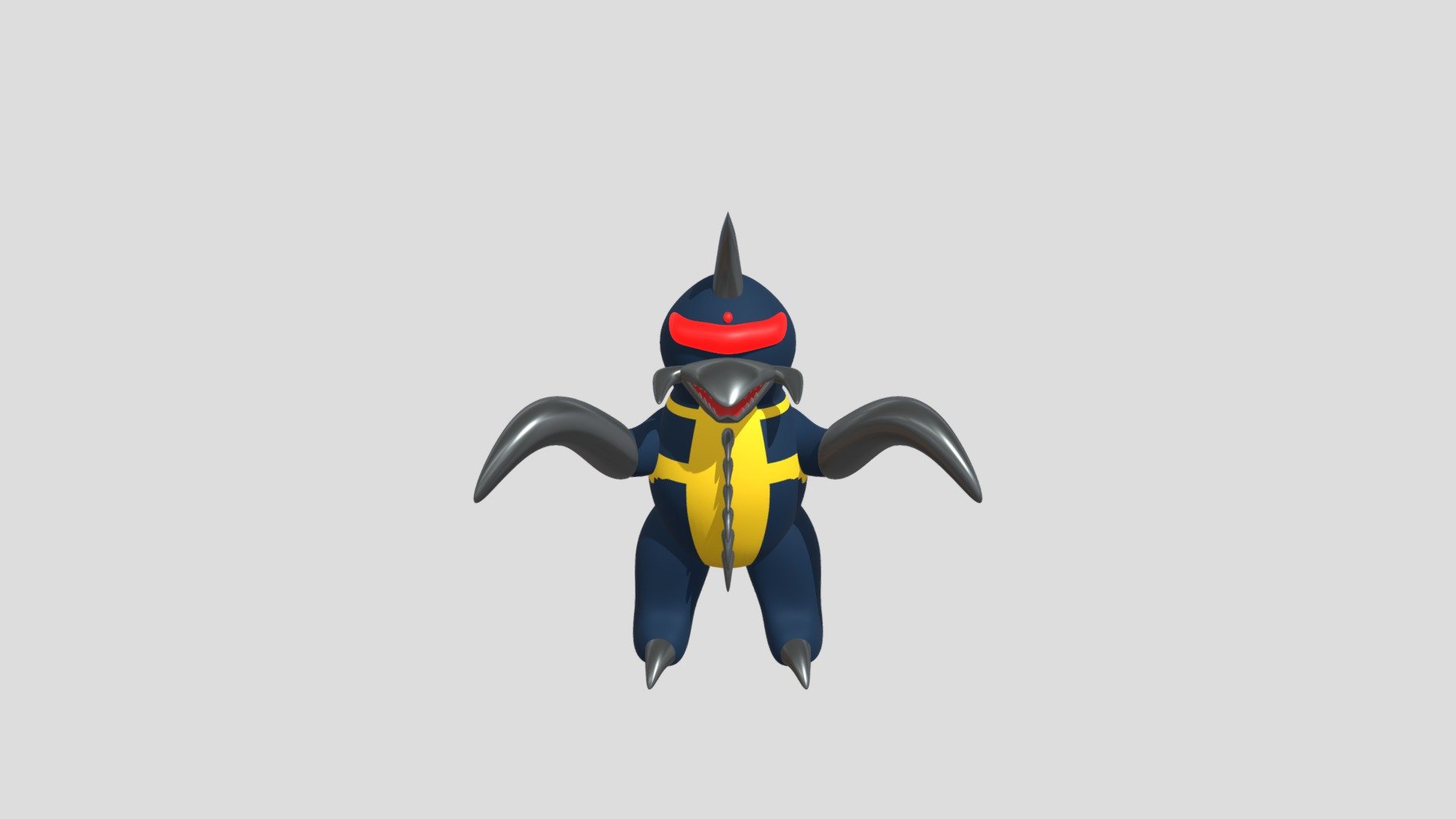 蓋剛(ガイガンGaigan，Gigan) - Download Free 3D model by kazma (@kazma04280508 ...