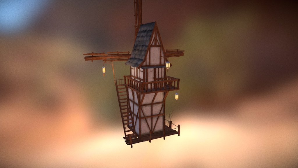 mill - 3D model by Igor Cherepanov (@igorcgart) [fd2bed8] - Sketchfab