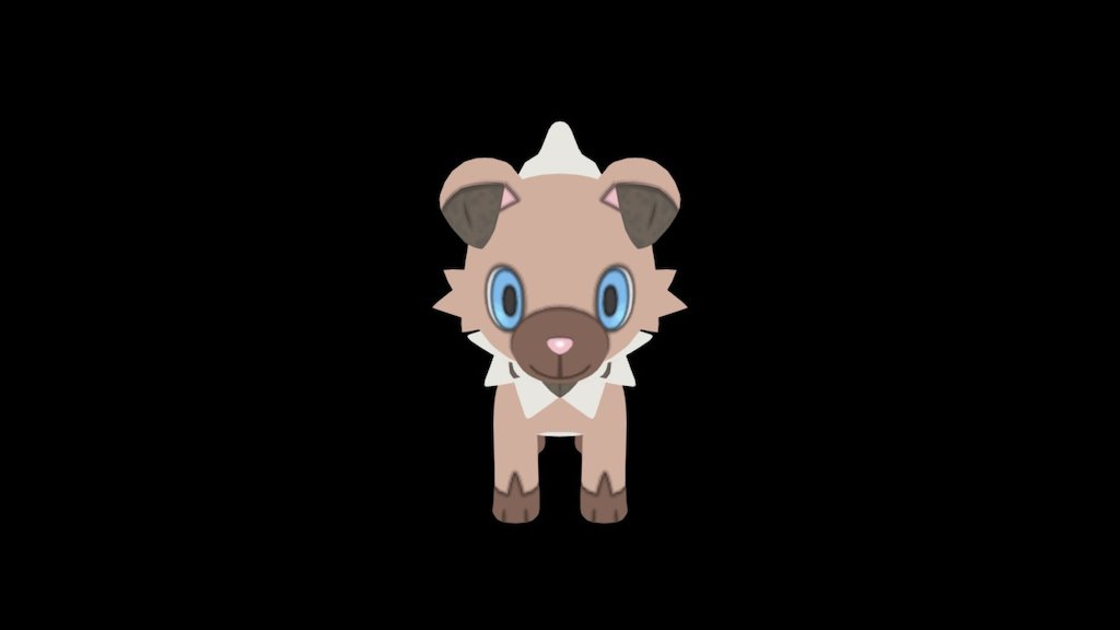 Rockruff - 3D model by Zachy [fd2c8f2] - Sketchfab