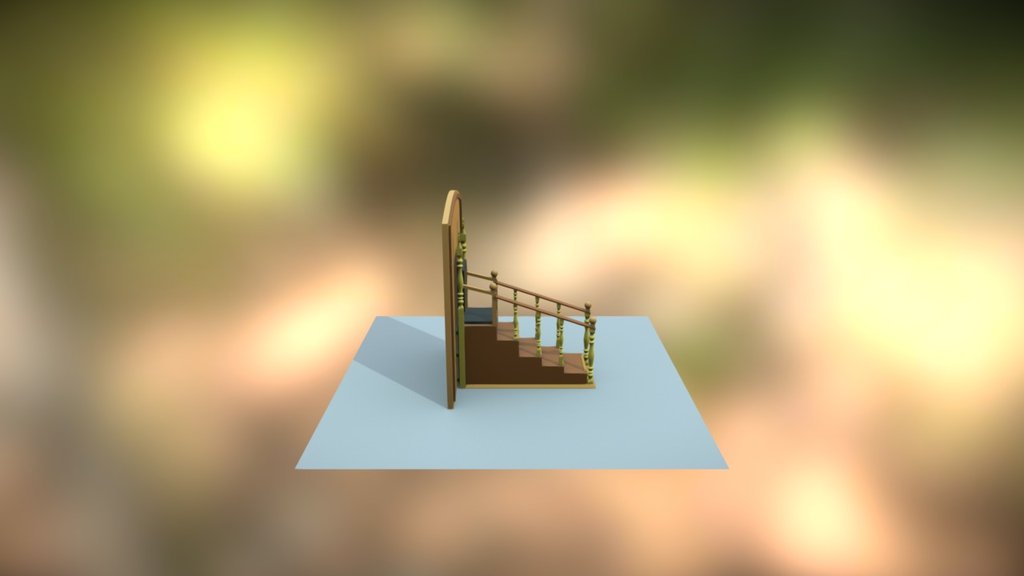 Minbar 3d Model By Beria Design Beriadesign [fd2def3] Sketchfab