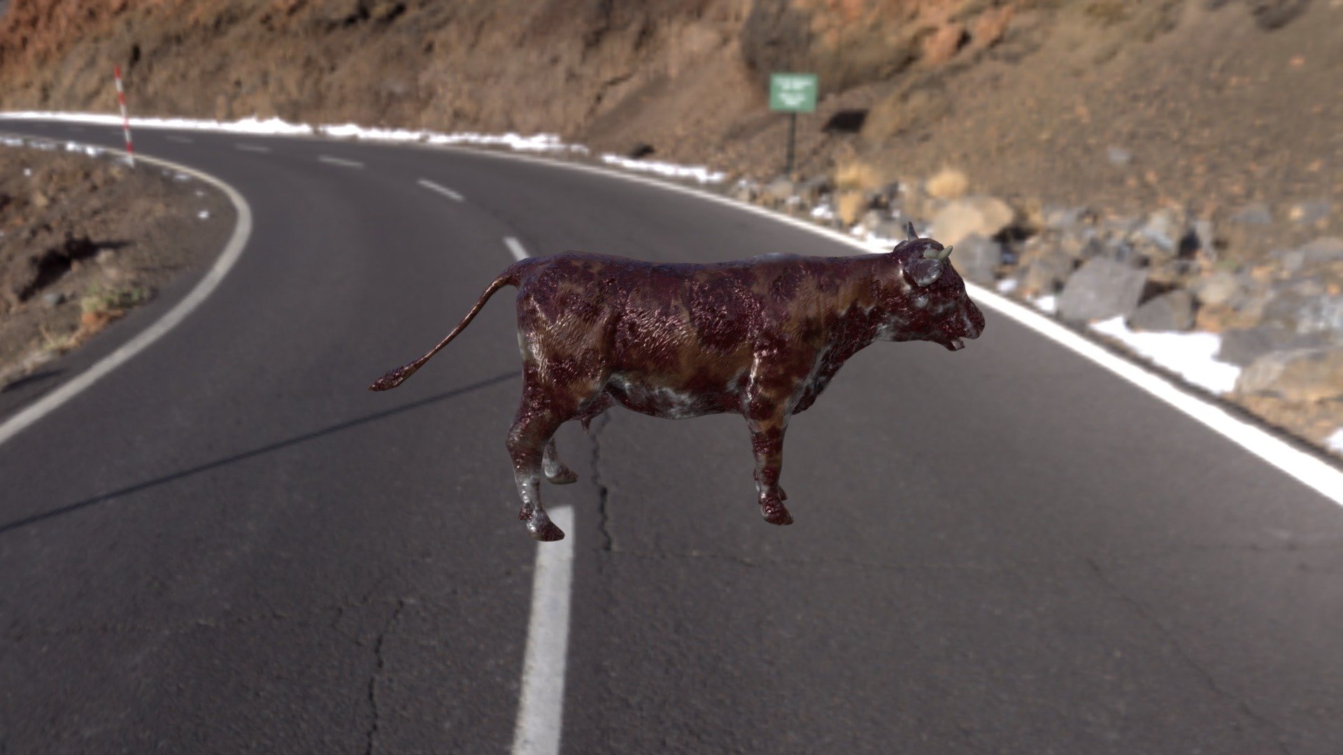 Cow dead - 3D model by wetpwnage [fd2e085] - Sketchfab