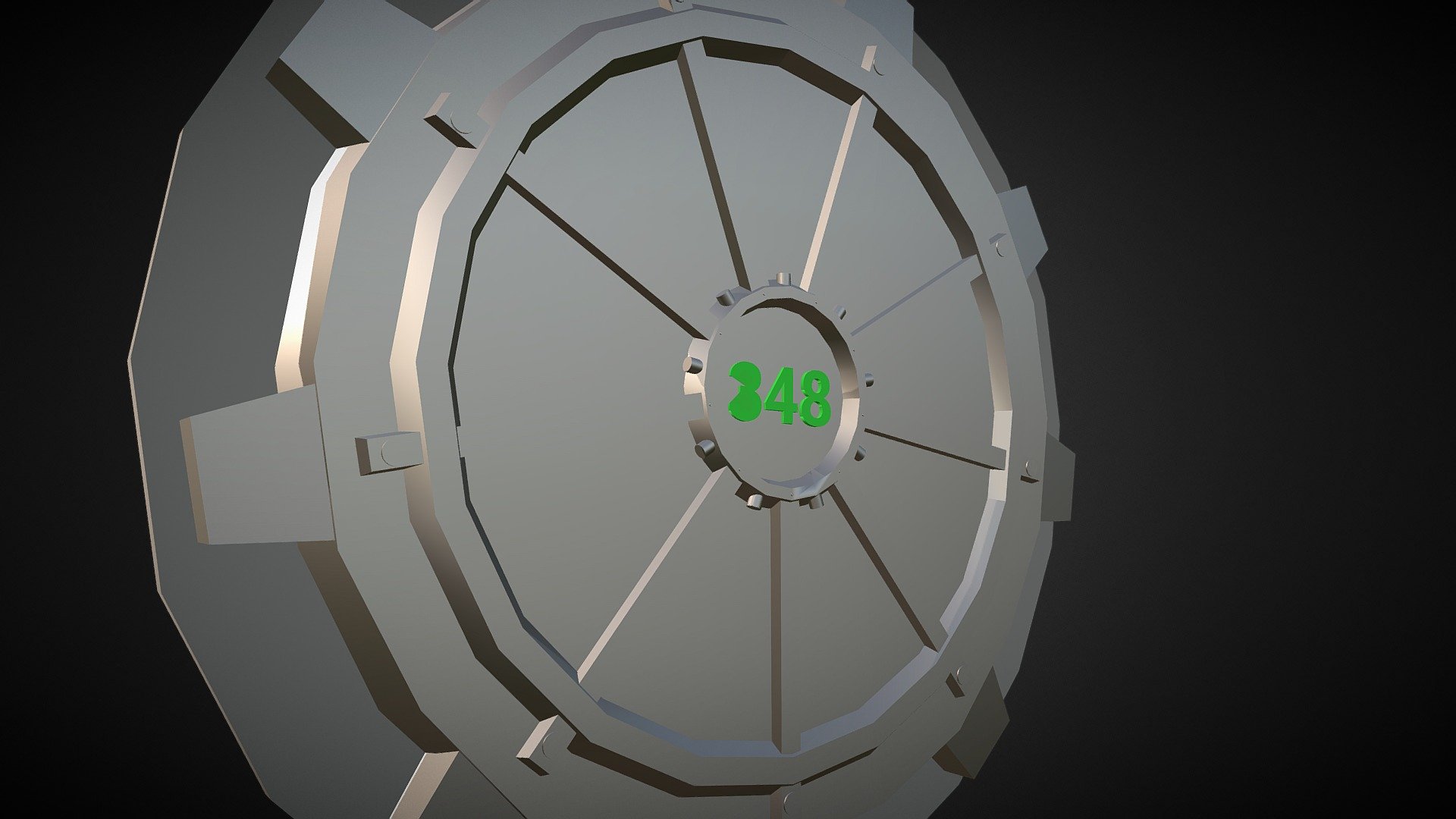 Vault Tech Door - 3D model by JamieKai [fd2ff64] - Sketchfab
