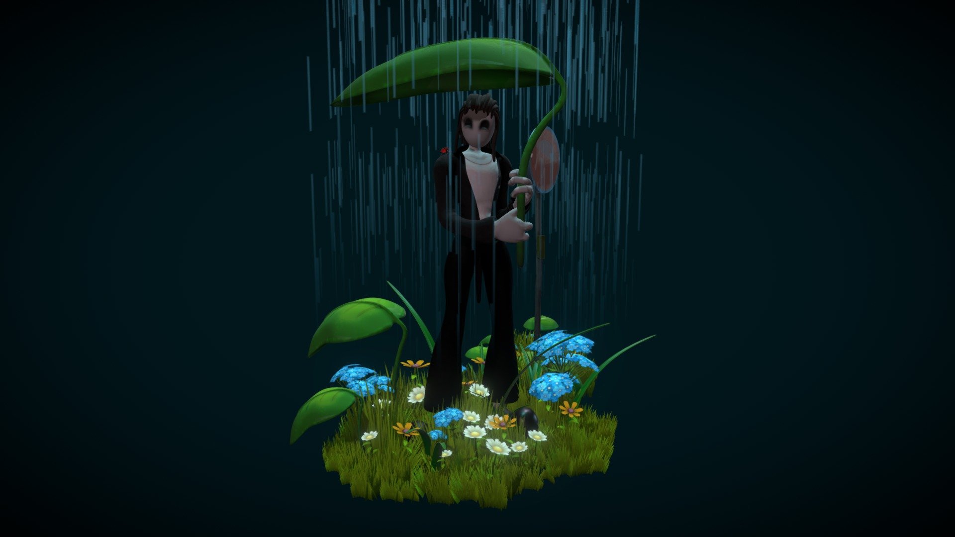 Rain Time - 3D model by artikora (@artikora978) [fd313a7] - Sketchfab