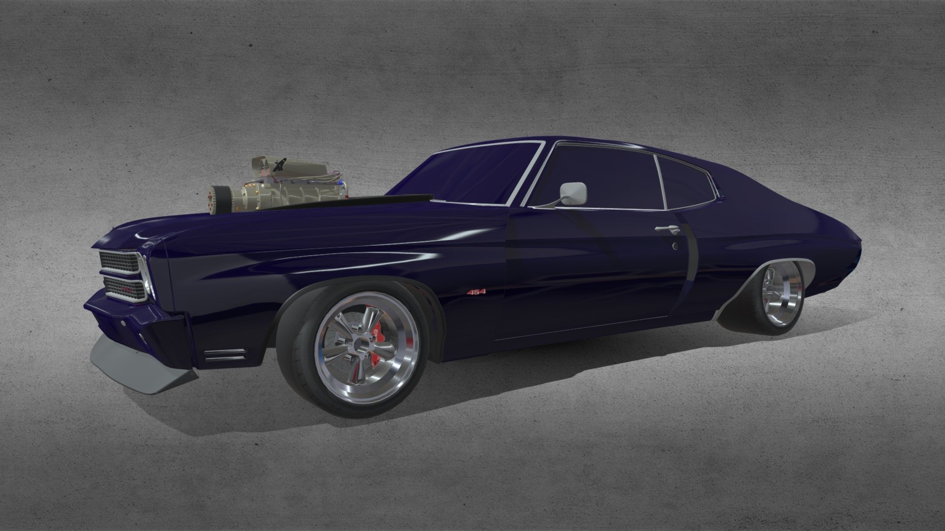 Chevy Chevelle SS 454-CCI Wider - 3D model by All-Wide (@dsm350 ...