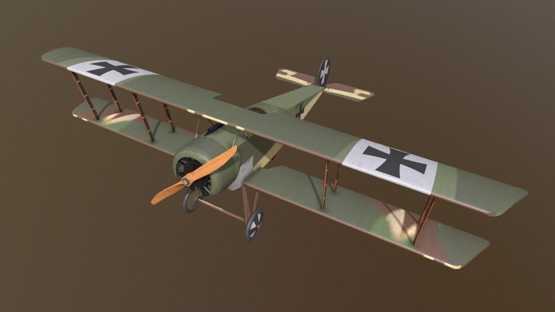 Fokker D.II Camo Variant - Buy Royalty Free 3D model by Thomas Binder ...