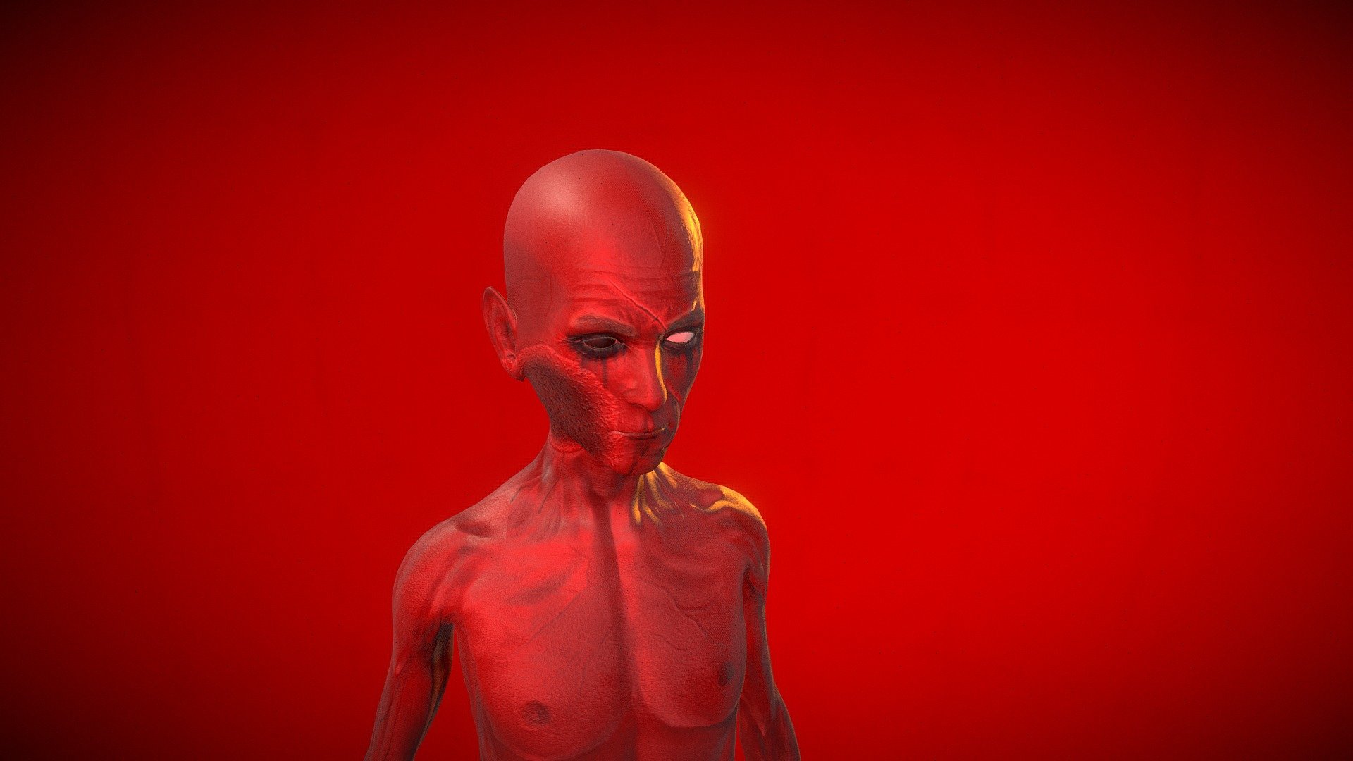 Cultist worshiping death in Pandemonium - 3D model by 3dliberty ...