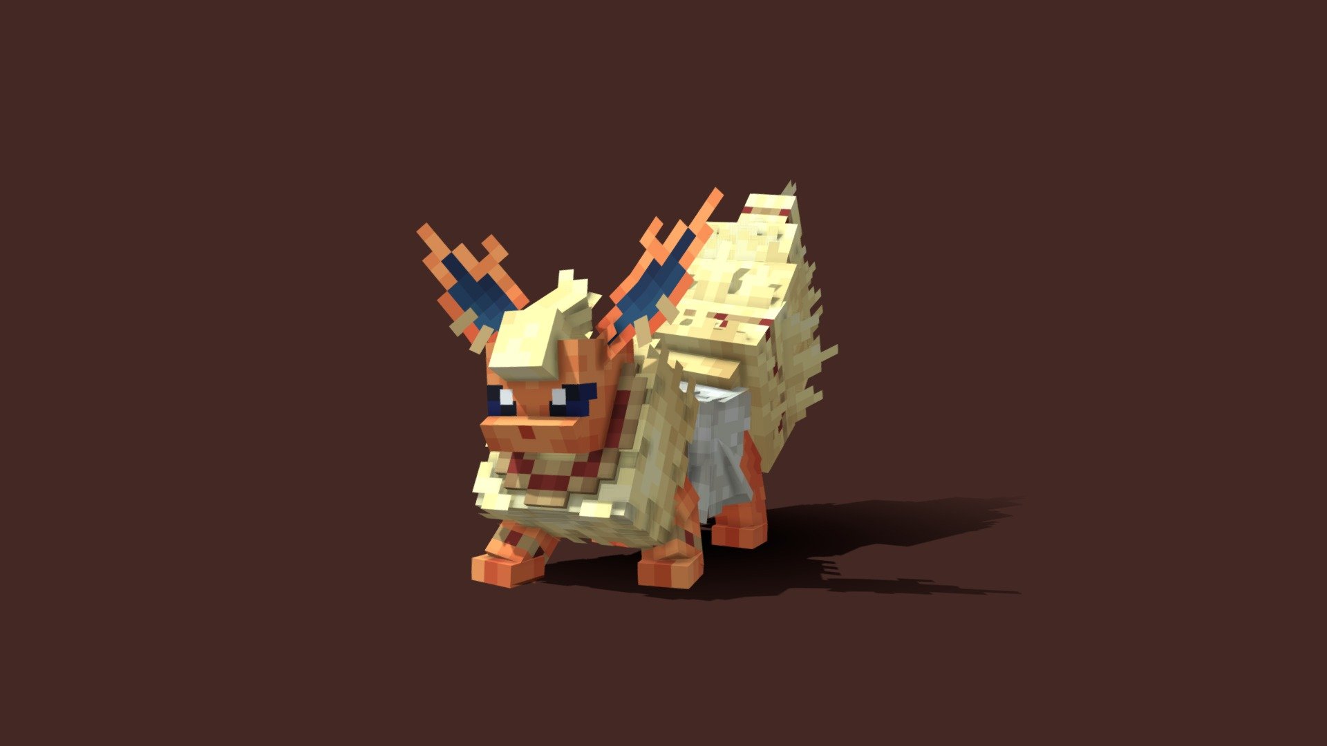 Flareon Anubis Cobblemon - 3D model by Acesky [fd353d9] - Sketchfab