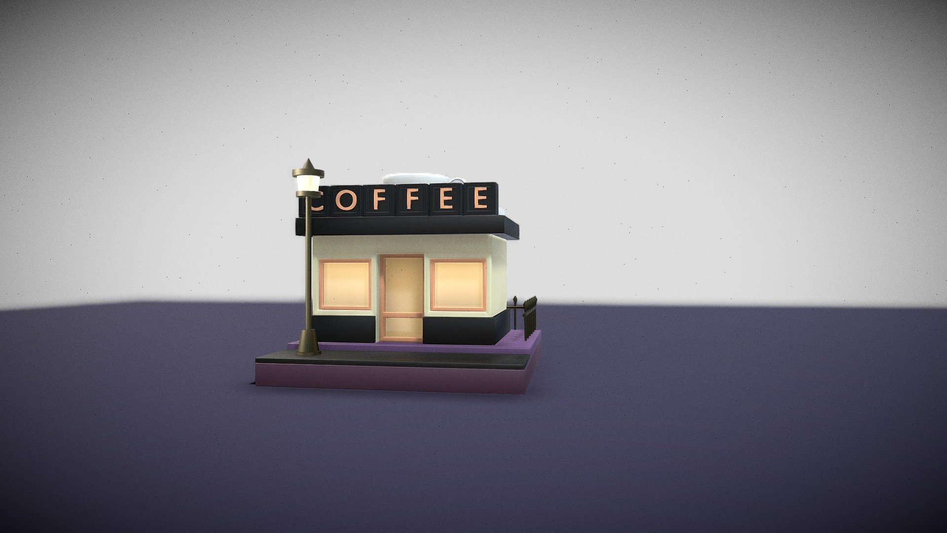 Coffee_Shop - Download Free 3D model by shreesha165 [fd38606] - Sketchfab