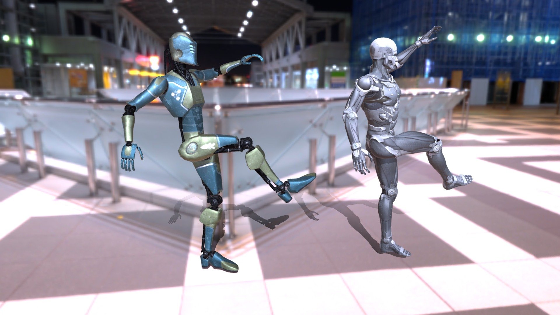 Android&Cyborg danse - Download Free 3D model by Vasian-Digital3D [fd3888e] - Sketchfab