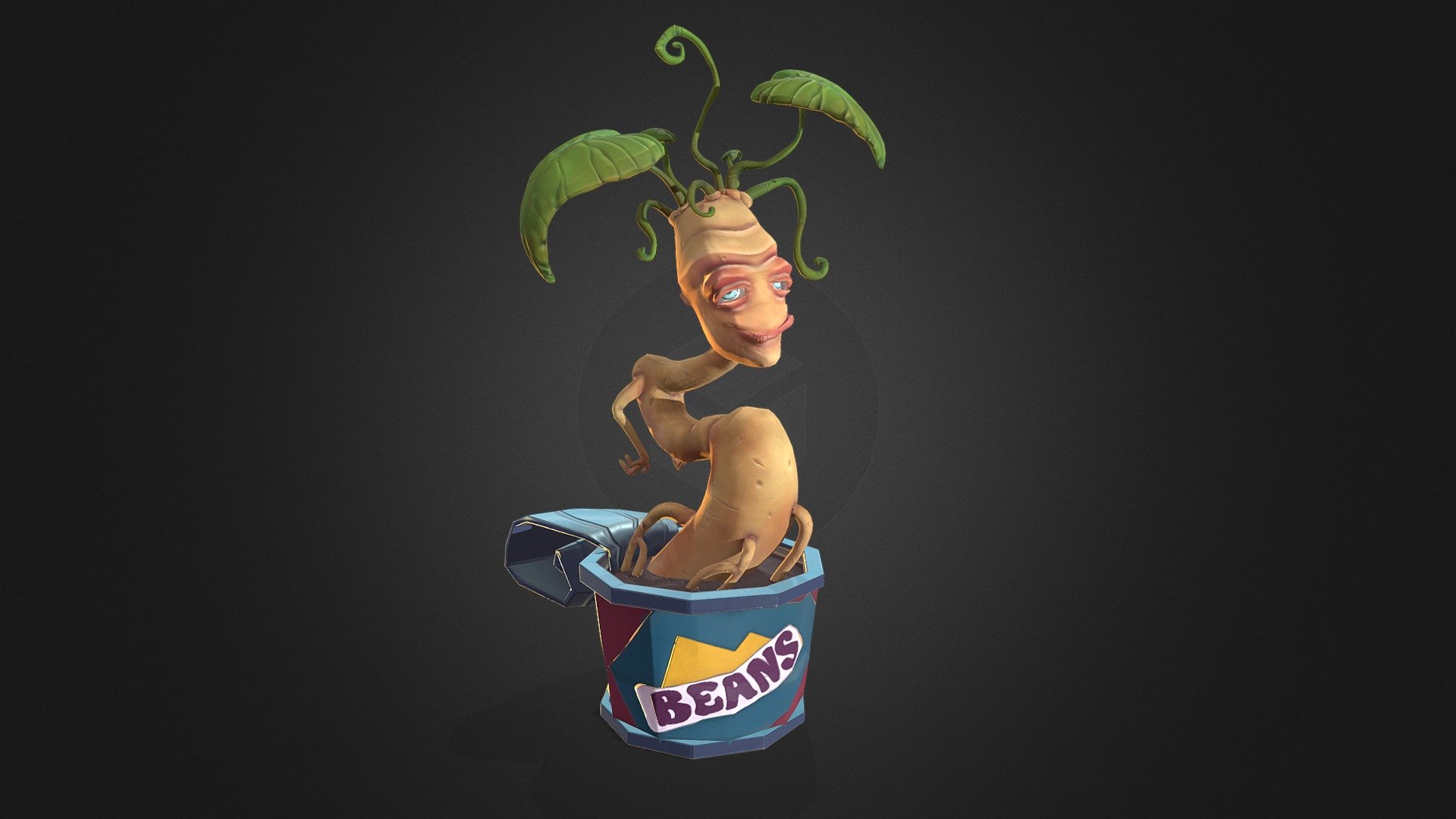 Mandrake 2D concept by Olga Permiakova - 3D model by Carolina ...