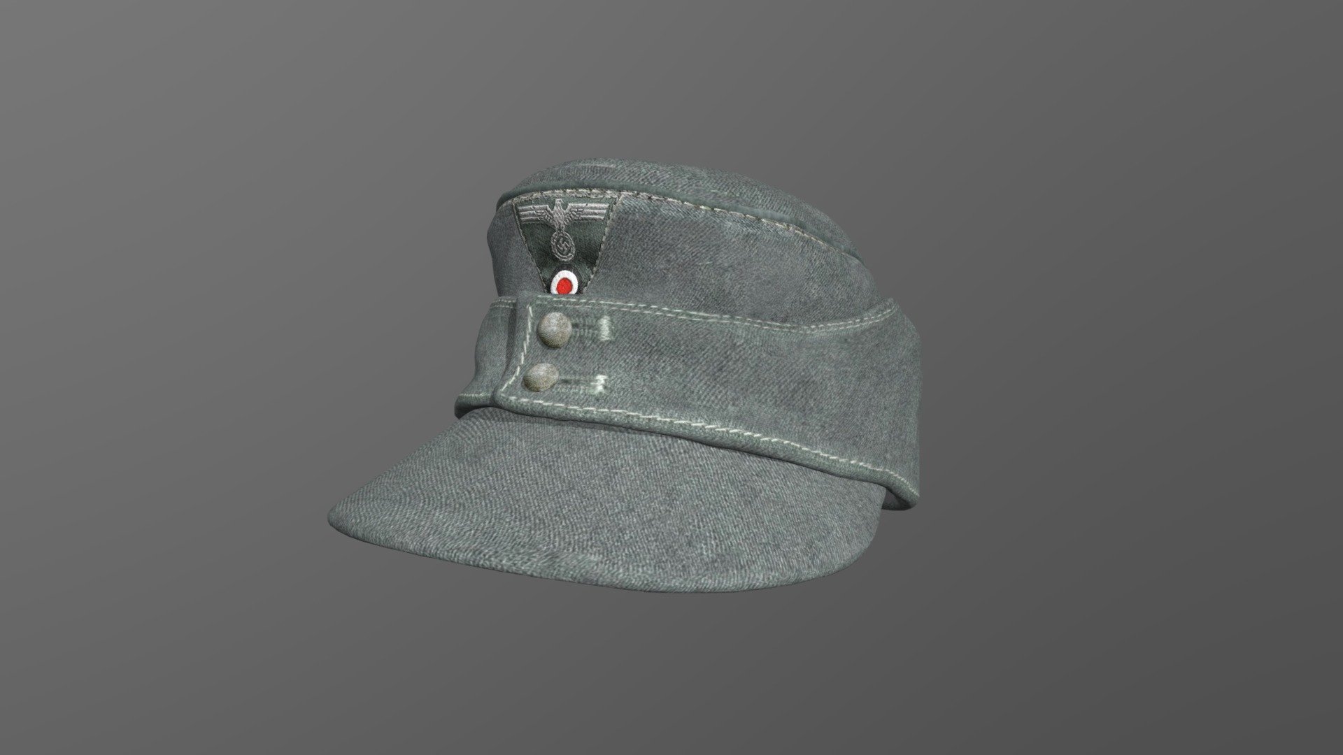 WW2 German Field Cap 2 - Buy Royalty Free 3D model by shimtimultimedia ...