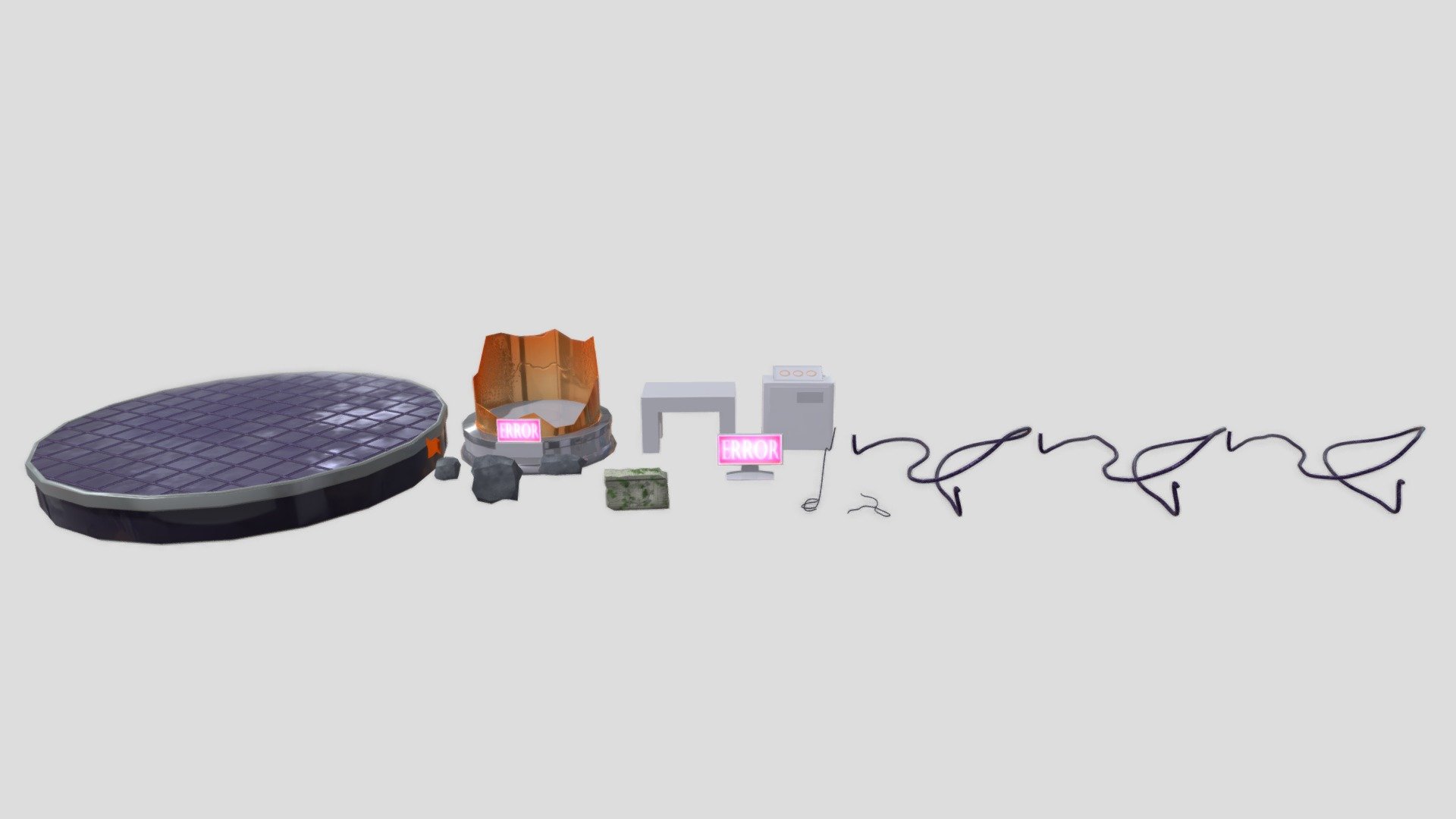 Folder Submission: Destroyed Lab Assets - Download Free 3D model by its ...