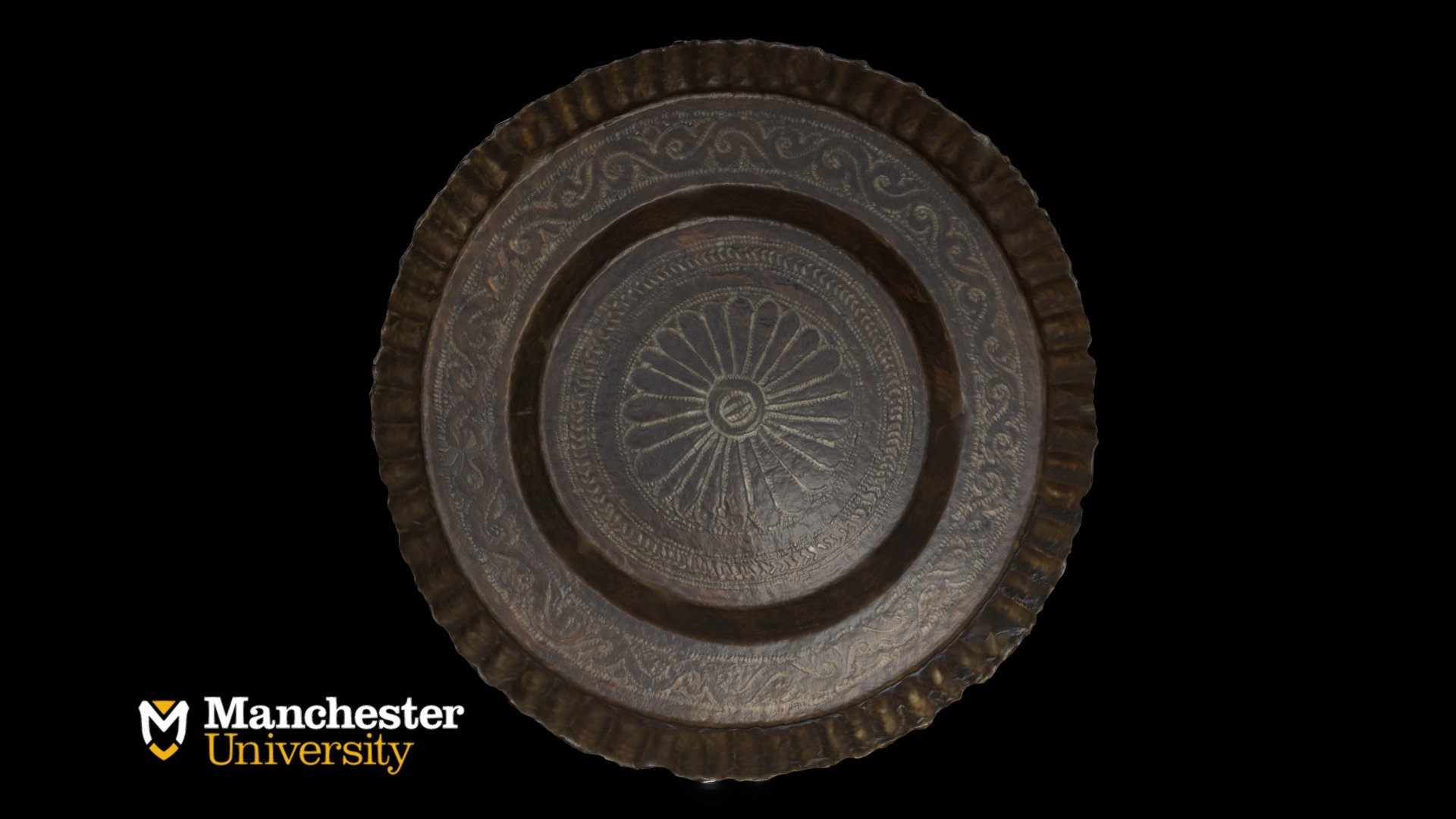 Big Gold Plate - Download Free 3D model by IU Indianapolis University ...