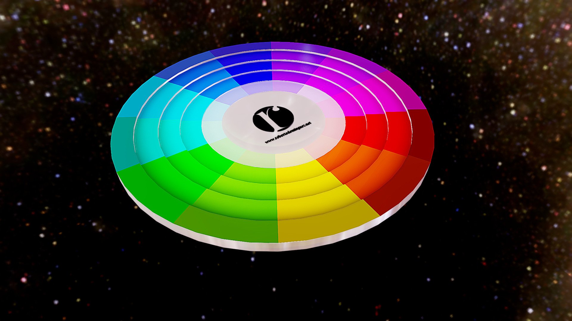 Color wheel (animated) - círculo cromático - Download Free 3D model by ...