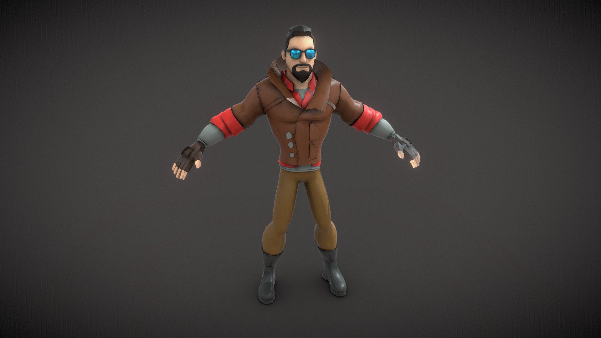Game Character - 3D model by sharp4taim [fd42ddf] - Sketchfab